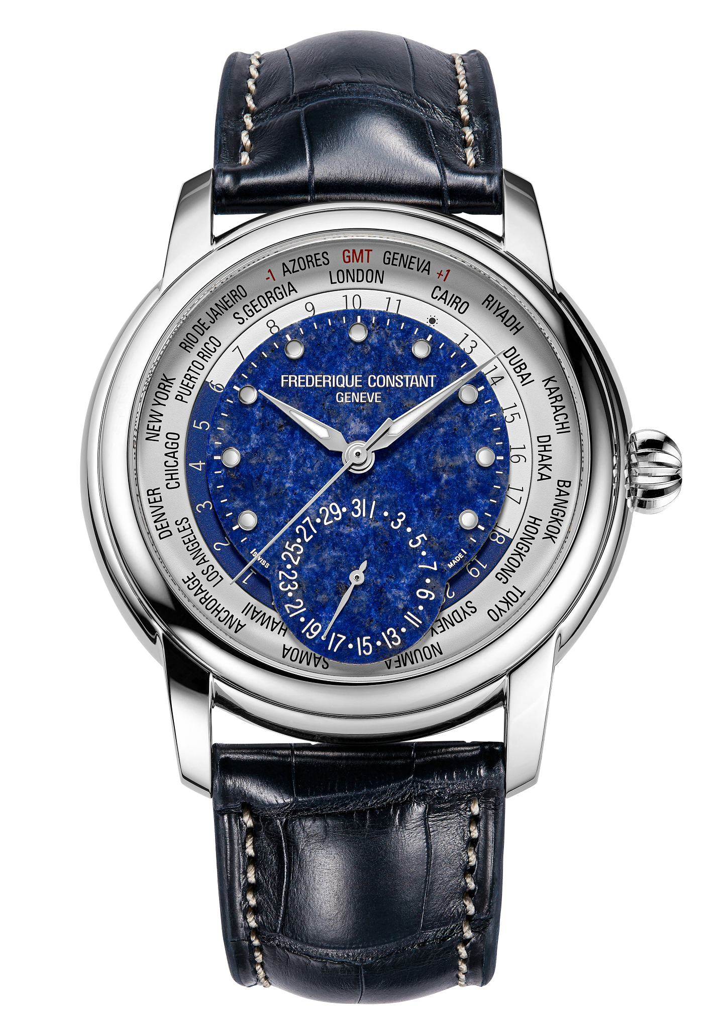 Manufacture Worldtimer Manufacture Watch FC-718LA4H6 | Frederique ...