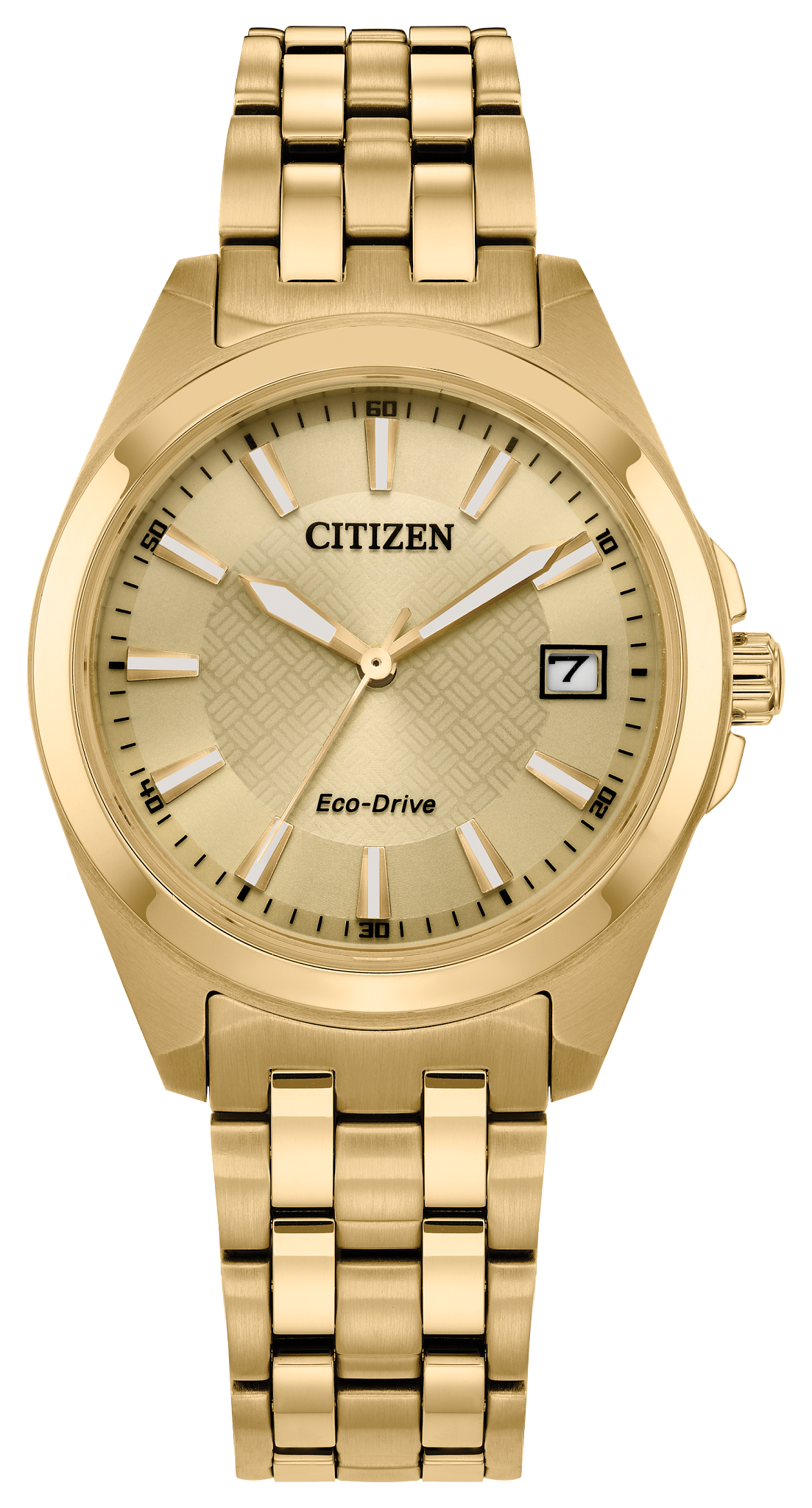 Peyten Champagne Dial Stainless Steel Bracelet EO1222-50P | CITIZEN