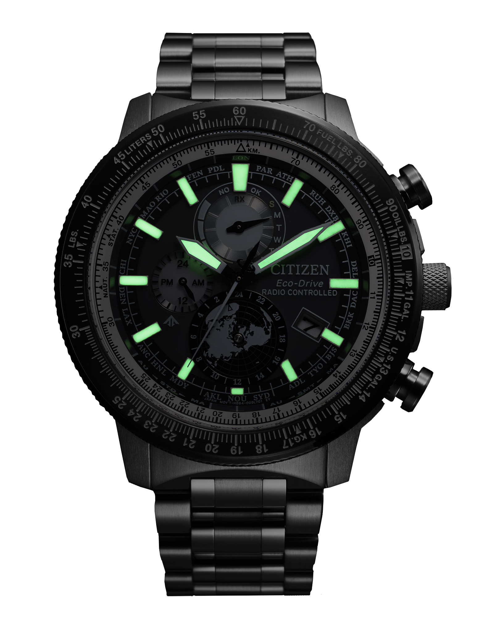 Promaster Geo Trekker Gray Dial Stainless Steel Bracelet BY3006-53H ...