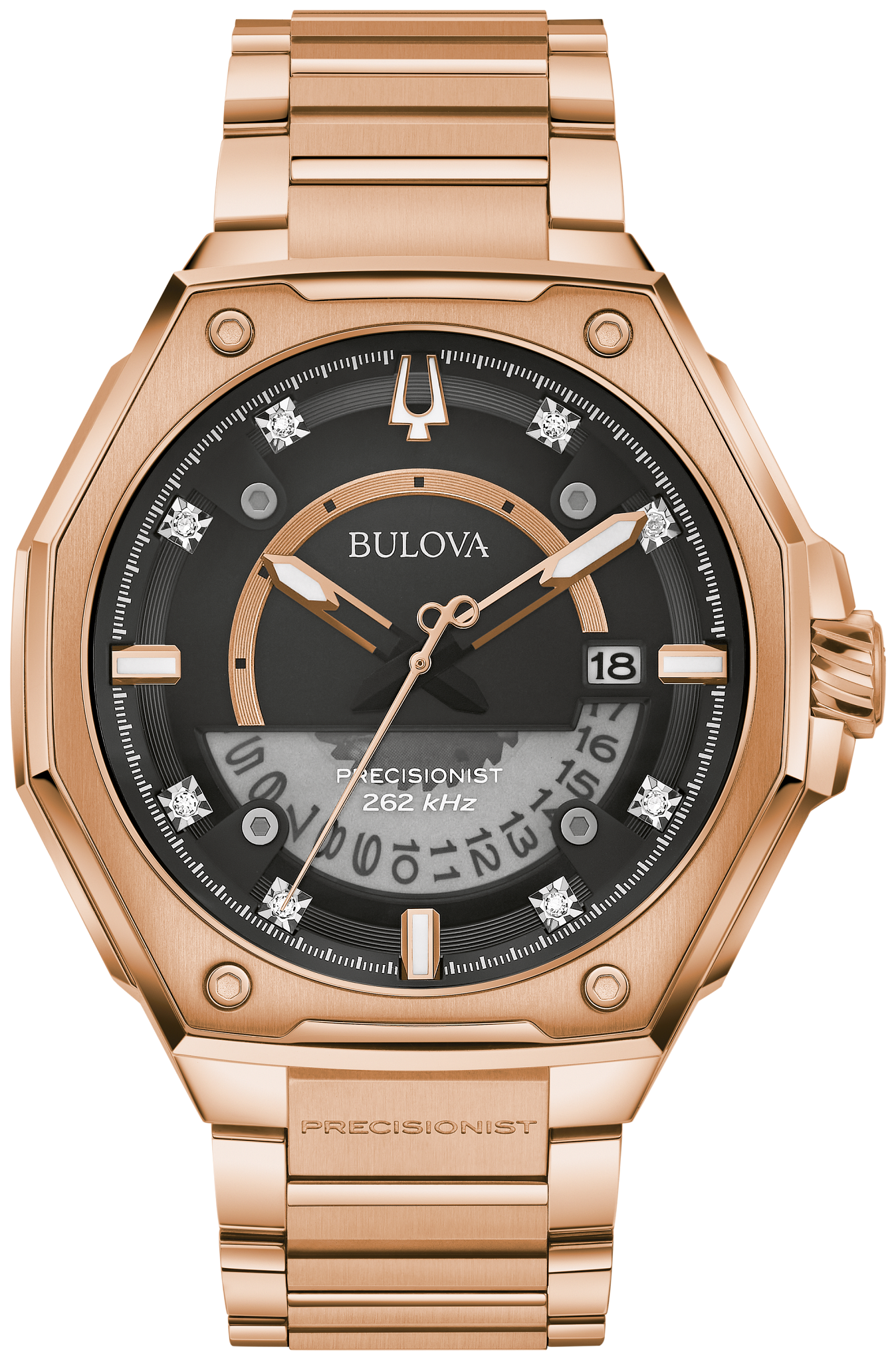 Men's Precisionist Watches Refined Stainless Steel Watches | Bulova