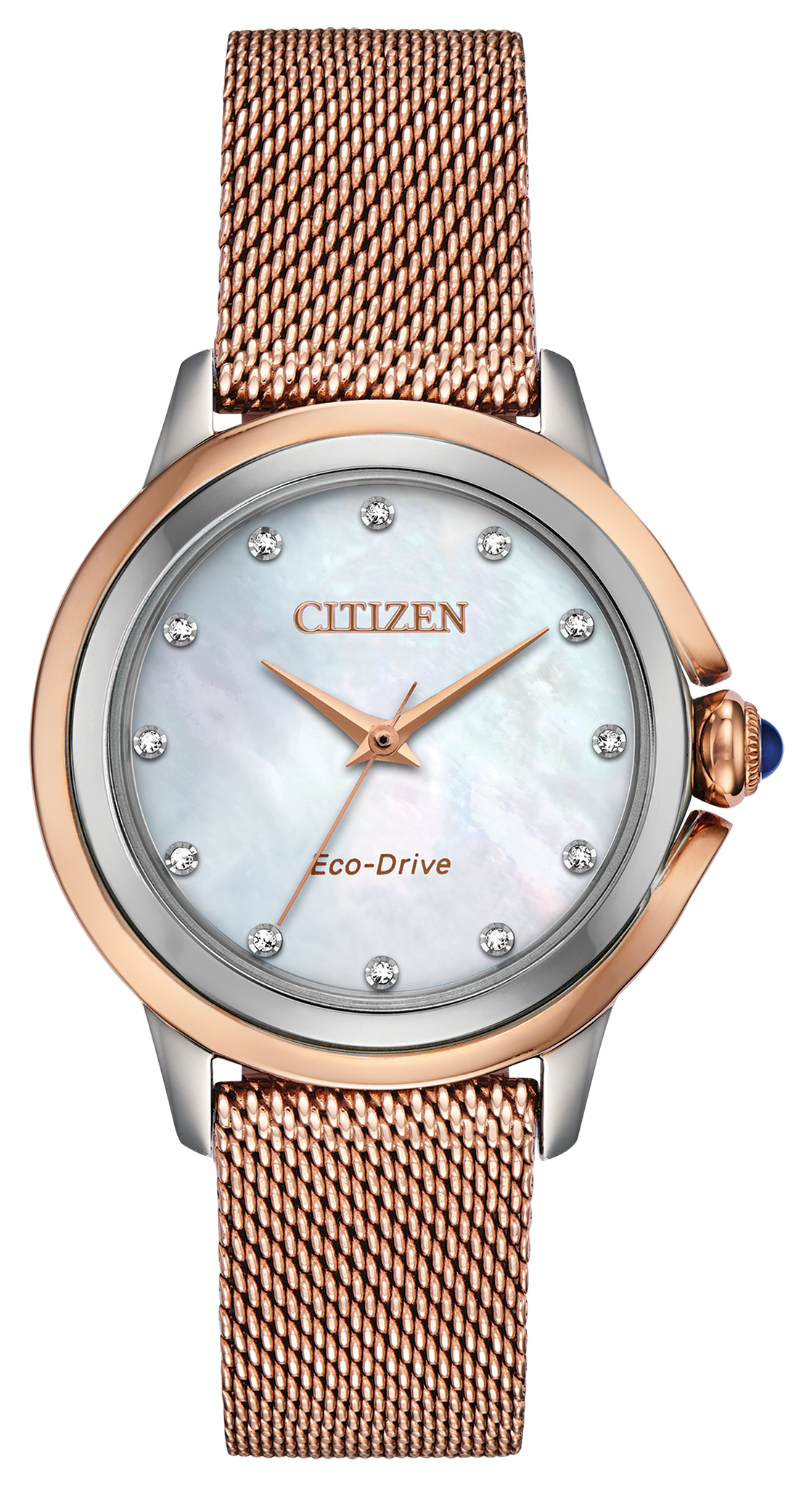 Citizen Ceci Ladies Eco-Drive Blue Dial Watch | CITIZEN