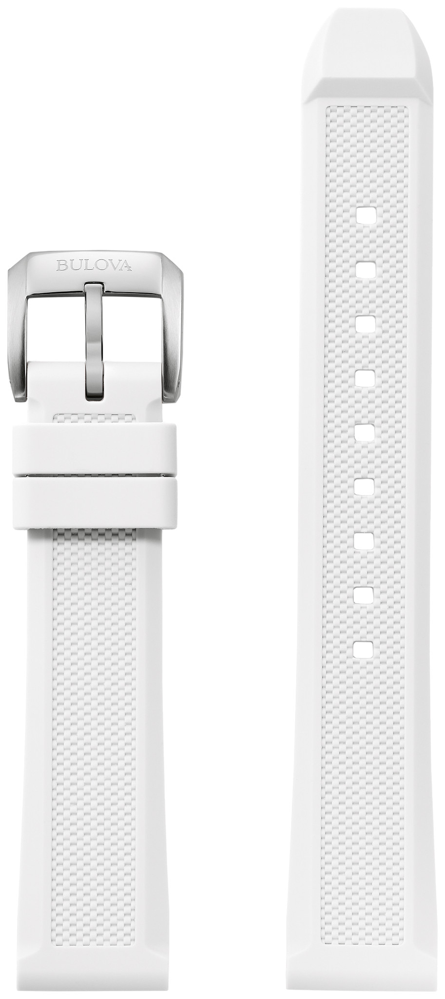 Dial White Silicone Strap 9S18001ST | Bulova