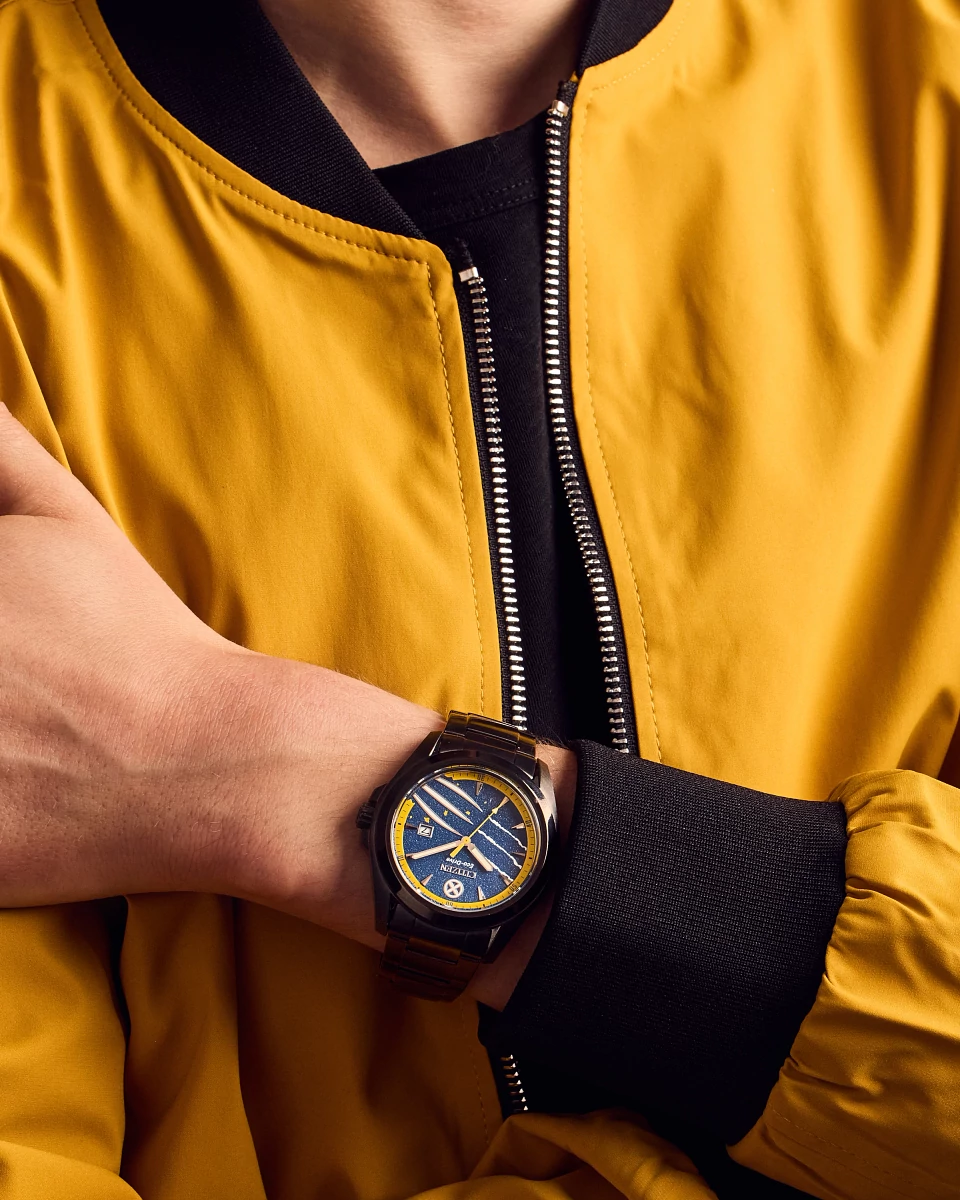 Wolverine Blue Dial Stainless Steel Bracelet AW1435-66W | CITIZEN
