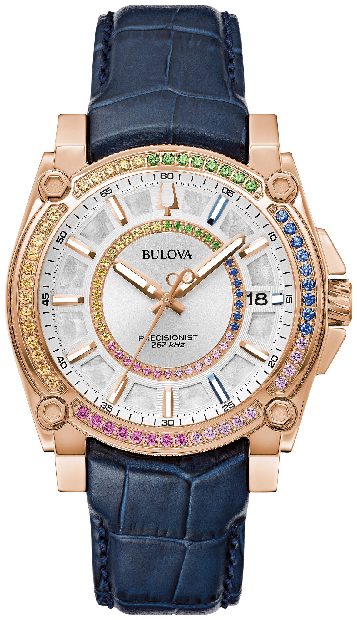 White Dial Leather Strap Icon 98J126 | Bulova