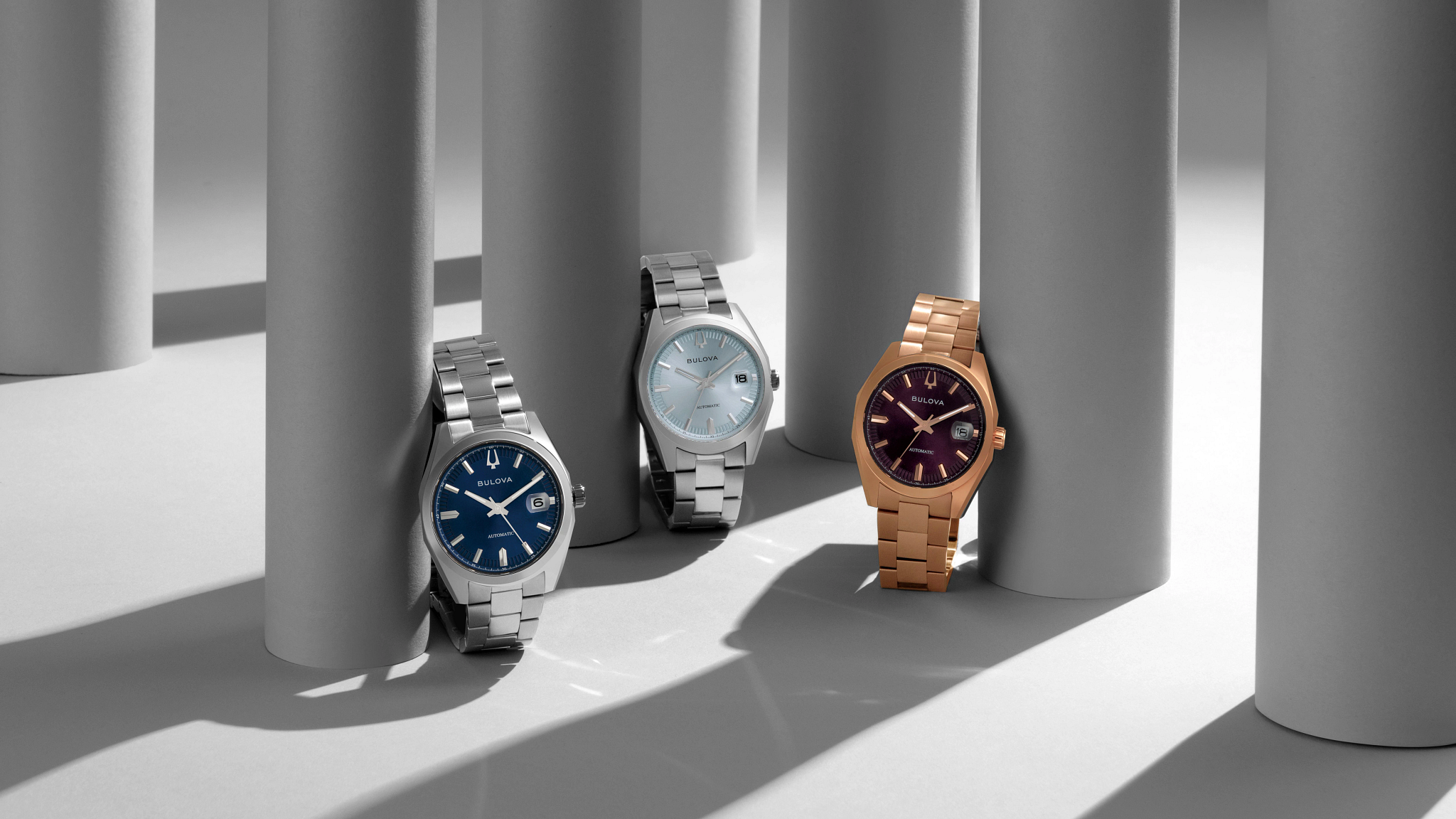 Blue Dial Stainless Steel Bracelet Surveyor 96B436 | Bulova