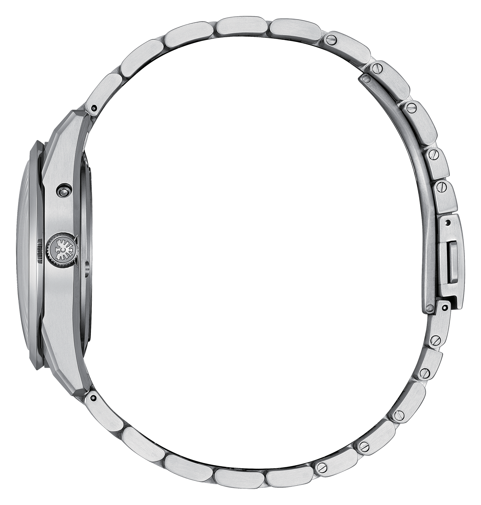 The CITIZEN Blue Dial Super Titanium with Platinum DLC Coating Bracelet ...