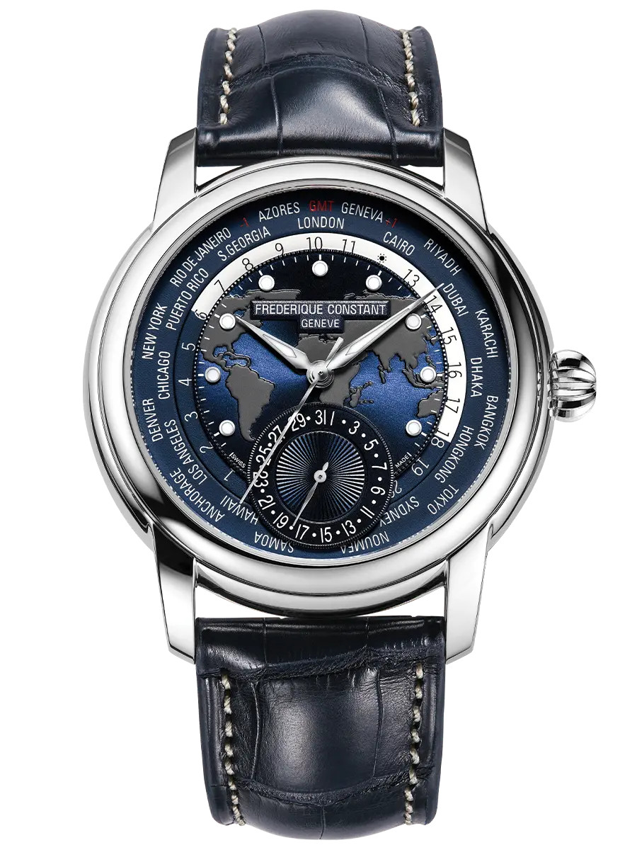 Manufacture Classic Worldtimer Watch FC-718NWM4H6 | Frederique Constant