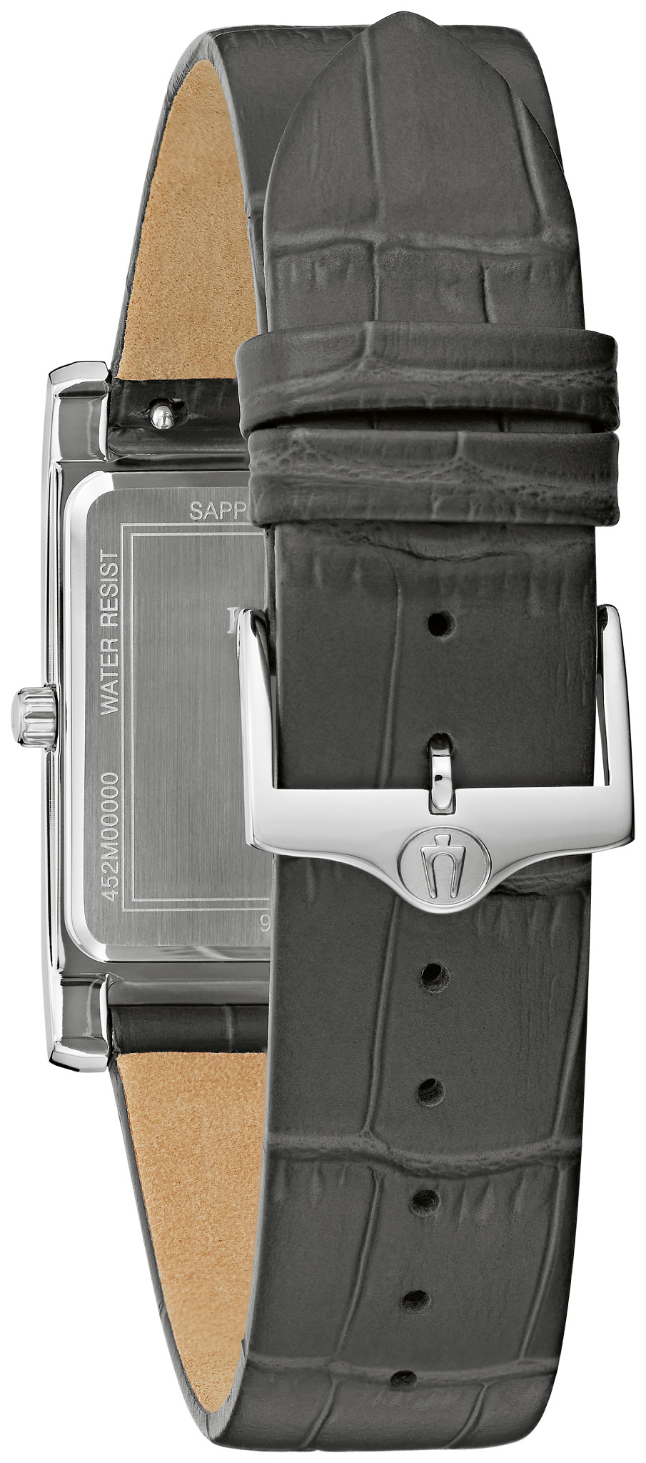Gray Dial Leather Strap Classic 96B443 | Bulova