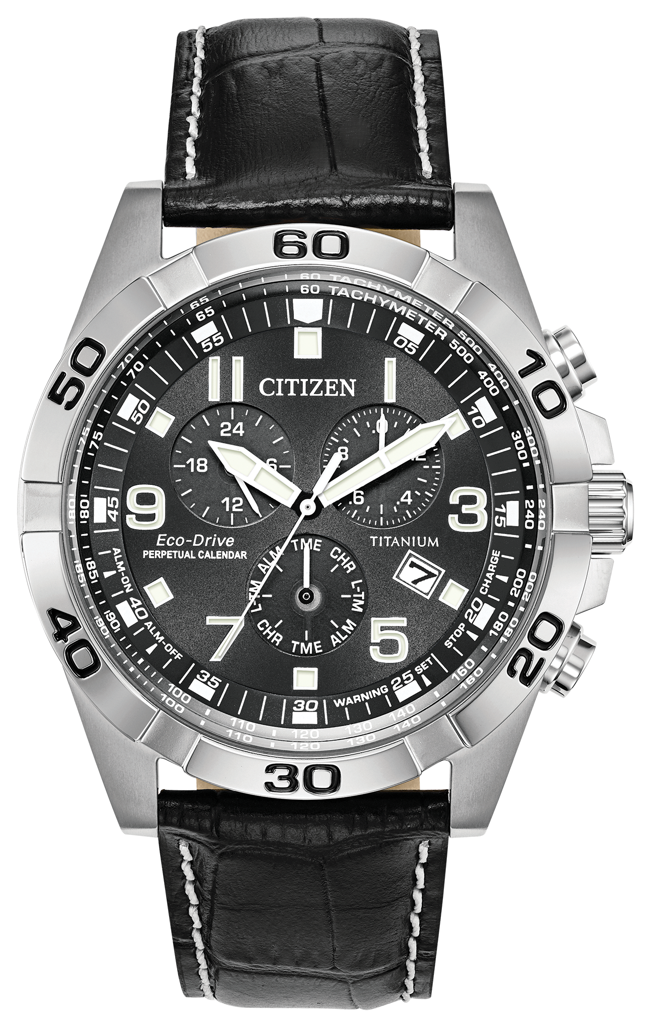 Citizen Brycen Eco-Drive Gray Dial Super Titanium Watch | CITIZEN