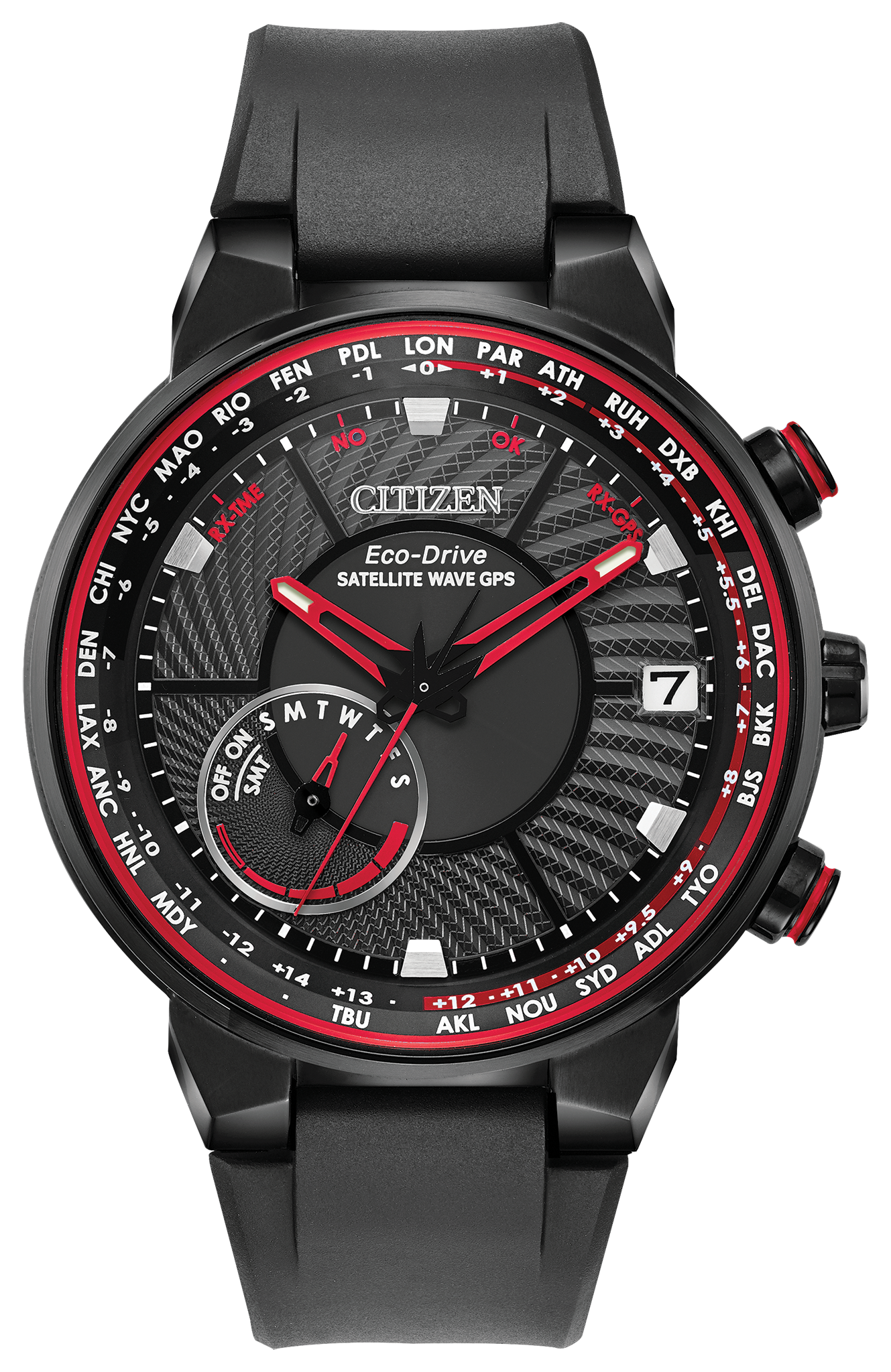 Citizen Satellite Wave GPS Freedom Eco-Drive Black Watch | CITIZEN
