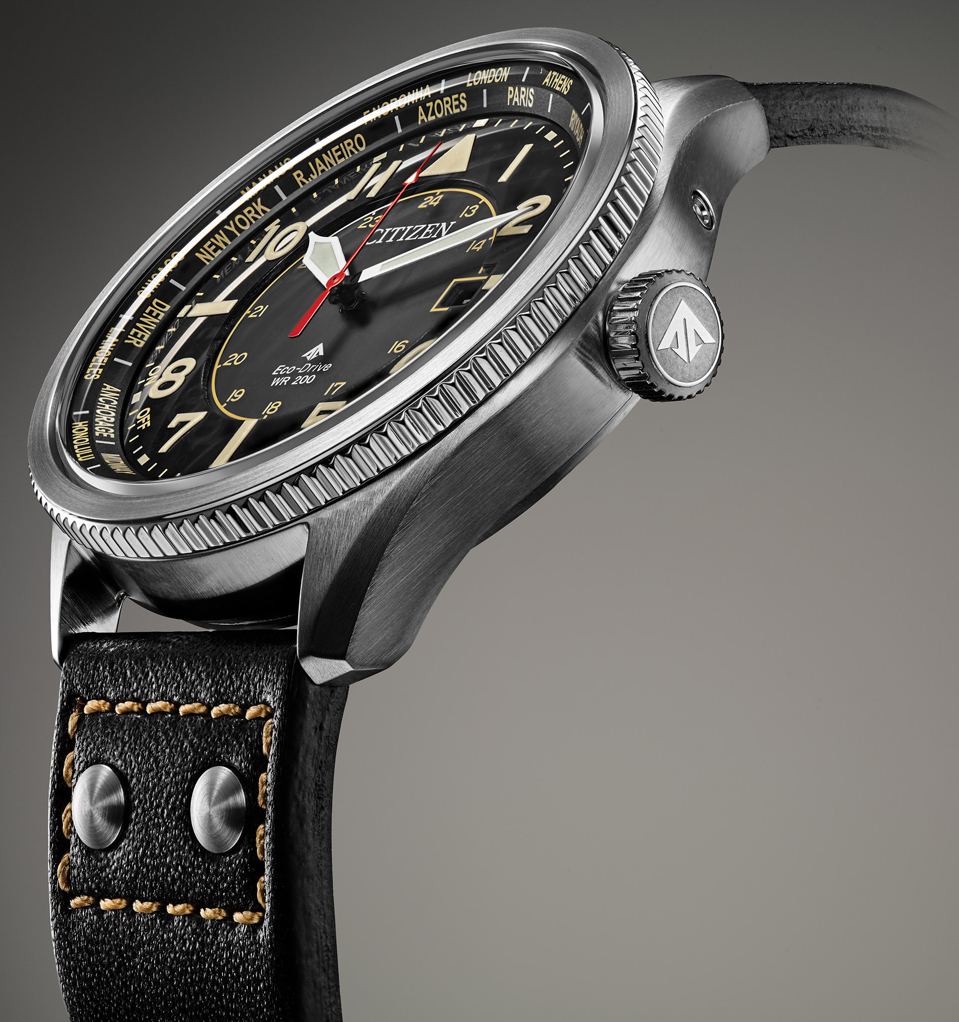 Citizen Avion Eco-Drive Black Dial Watch | CITIZEN