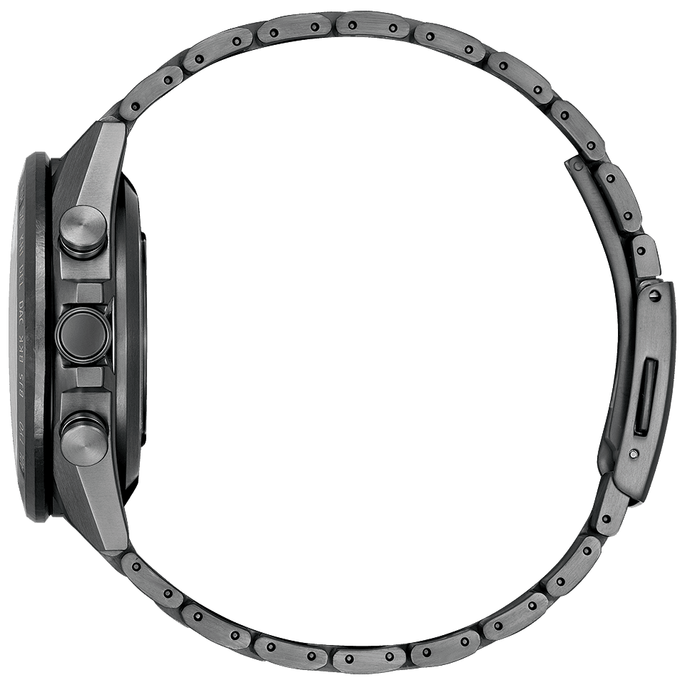 HAKUTO-R Black Dial Super Titanium Bracelet CC4044-53E | CITIZEN