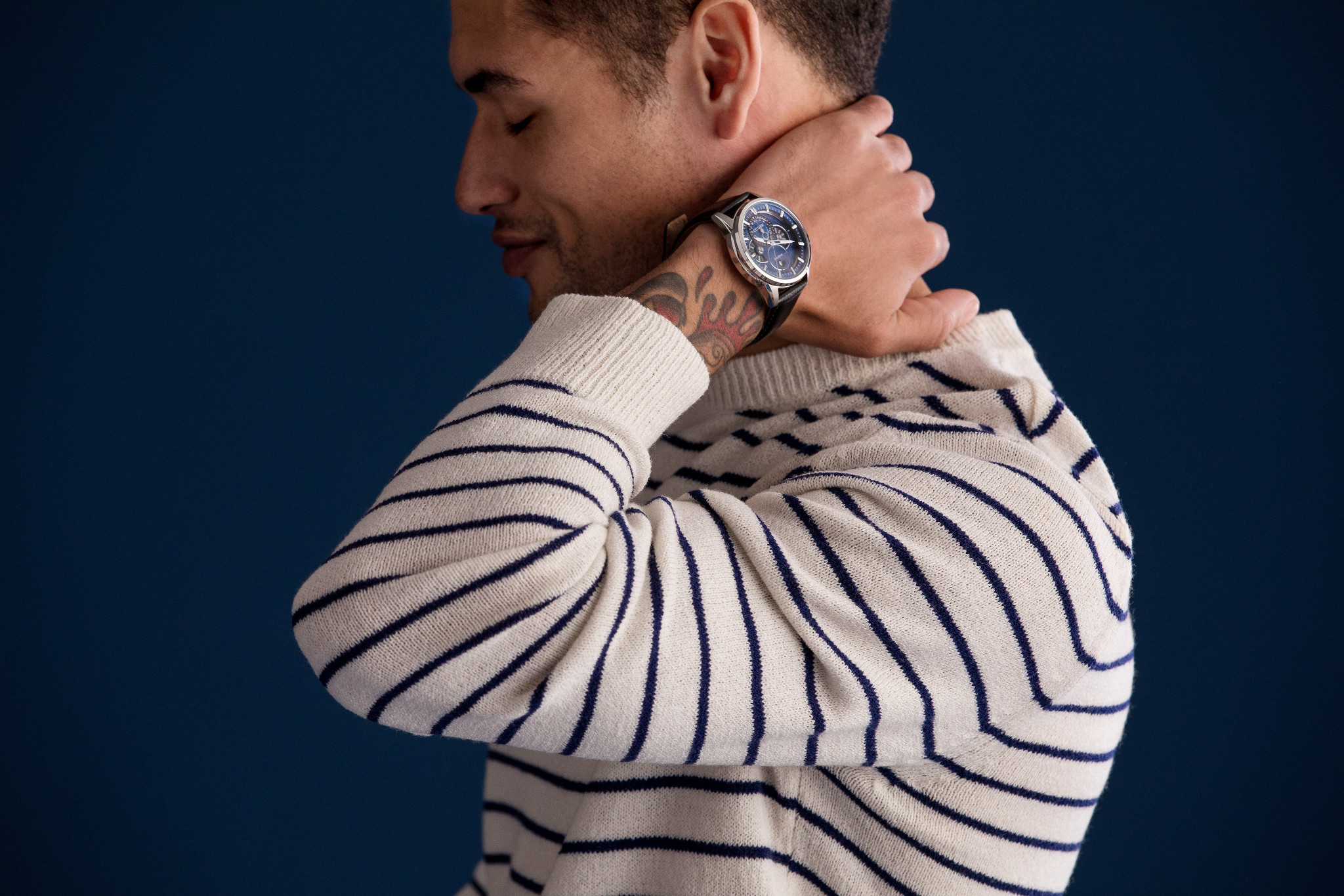 Citizen Calendrier Moonphase Eco-Drive Blue Dial Watch | CITIZEN