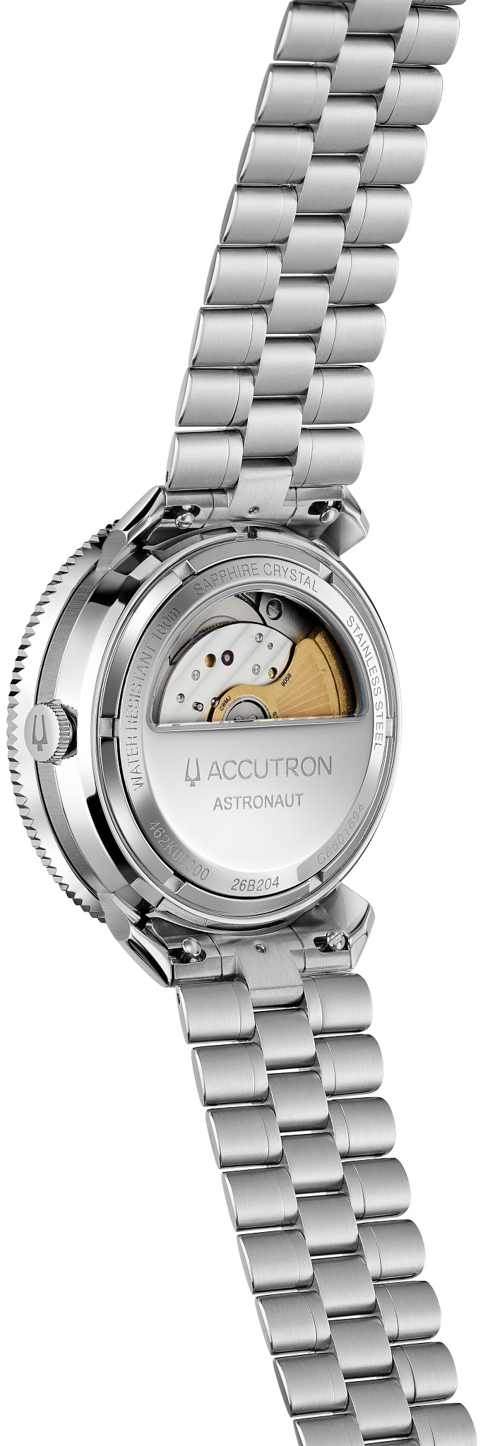 Champagne Dial Stainless Steel Bracelet Astronaut LTi 26B204A | Bulova