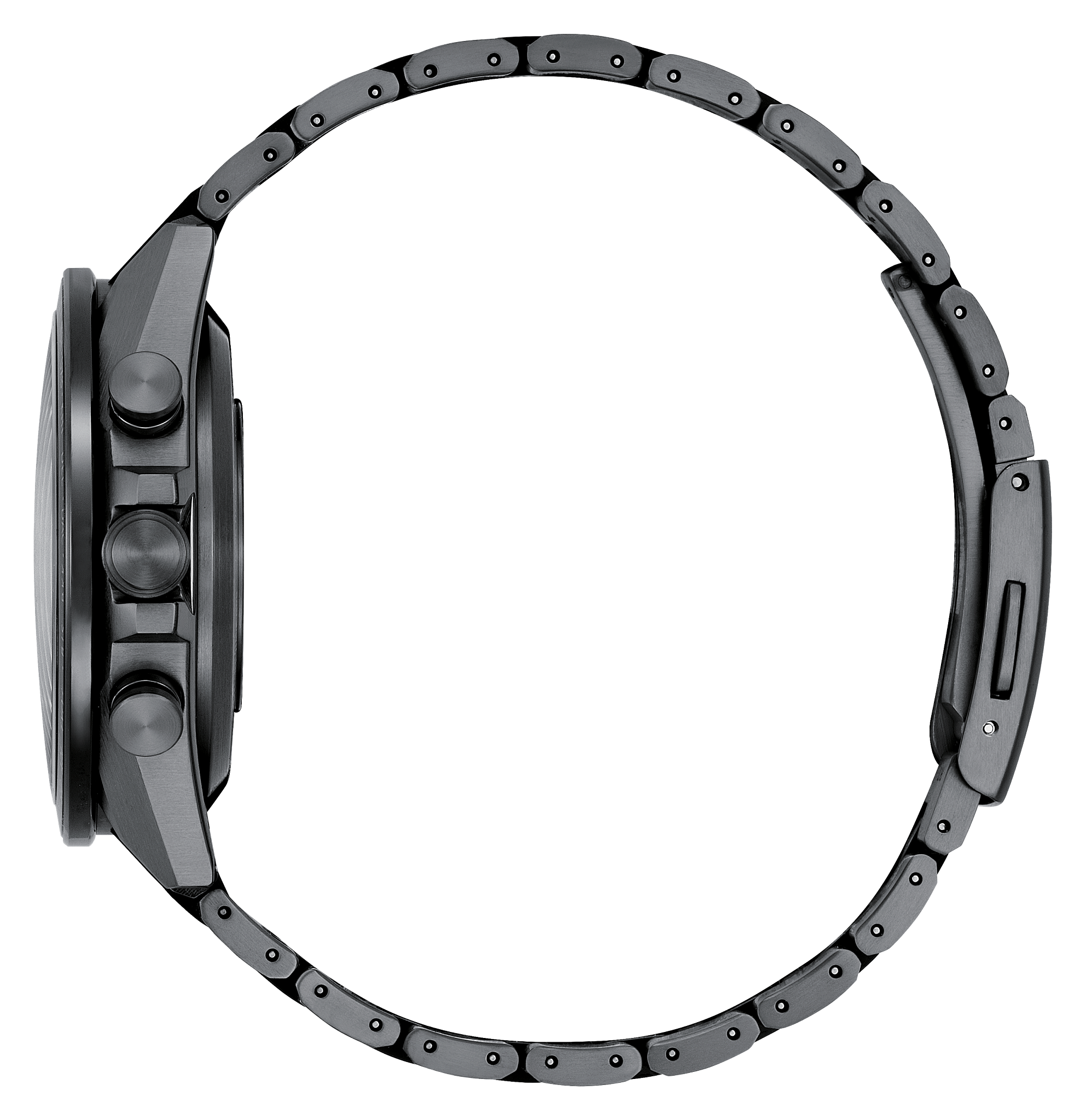 HAKUTO-R Black Dial Super Titanium with DLC Coating Bracelet CC4067-66E ...