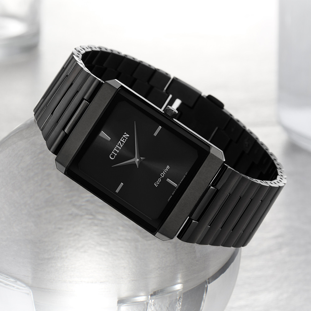 Stiletto Black Dial Stainless Steel Bracelet AR3107-57E | CITIZEN