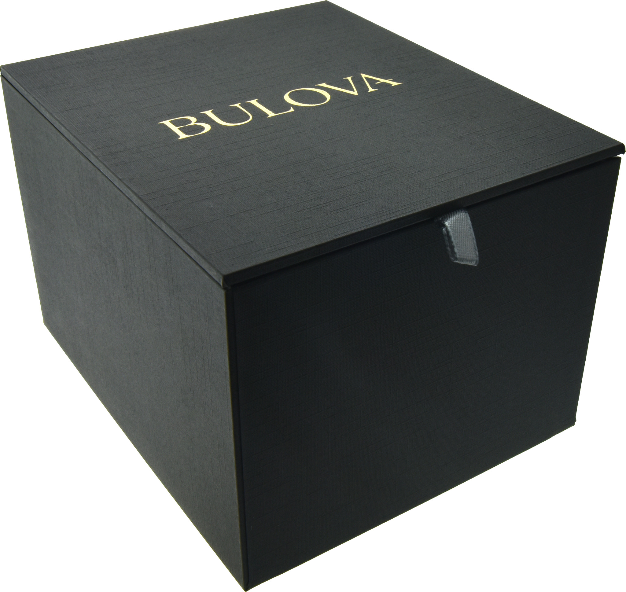 Bulova Futuro Men's Gold Diamond Black Dial Modern Watch | Bulova