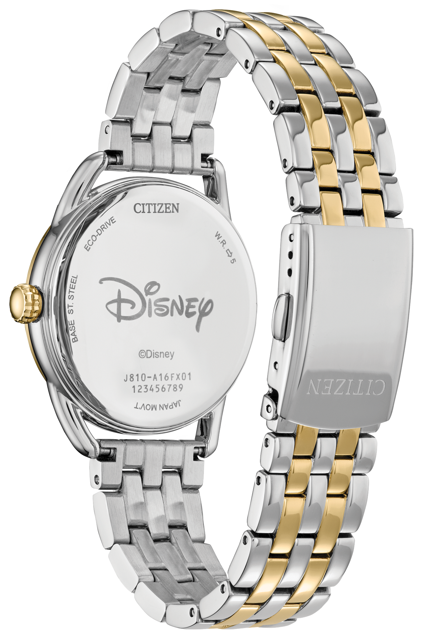 Empowered Minnie Mouse White Dial Stainless Steel Bracelet FE6084-70W ...