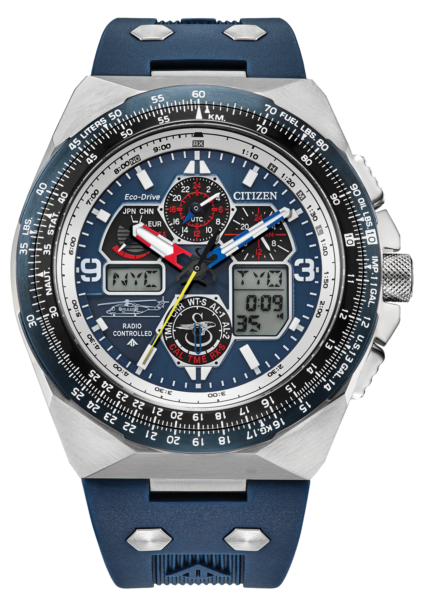 Promaster Sikorsky Blue Dial Rubber Strap JY8156-00L | CITIZEN