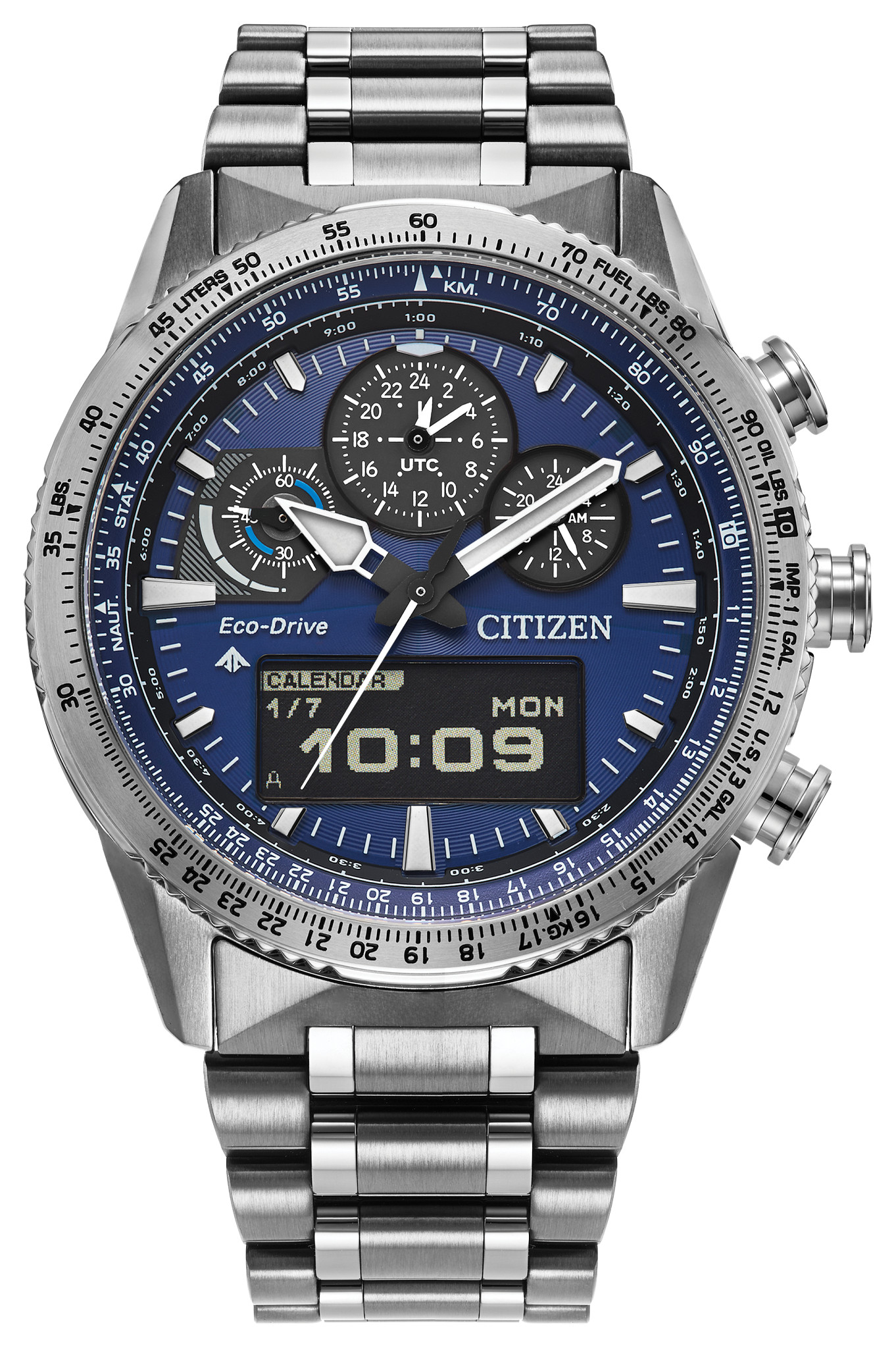 Reloj Citizen Azul Promaster Skyhawk U830 para Caballero JV2000-51L ...