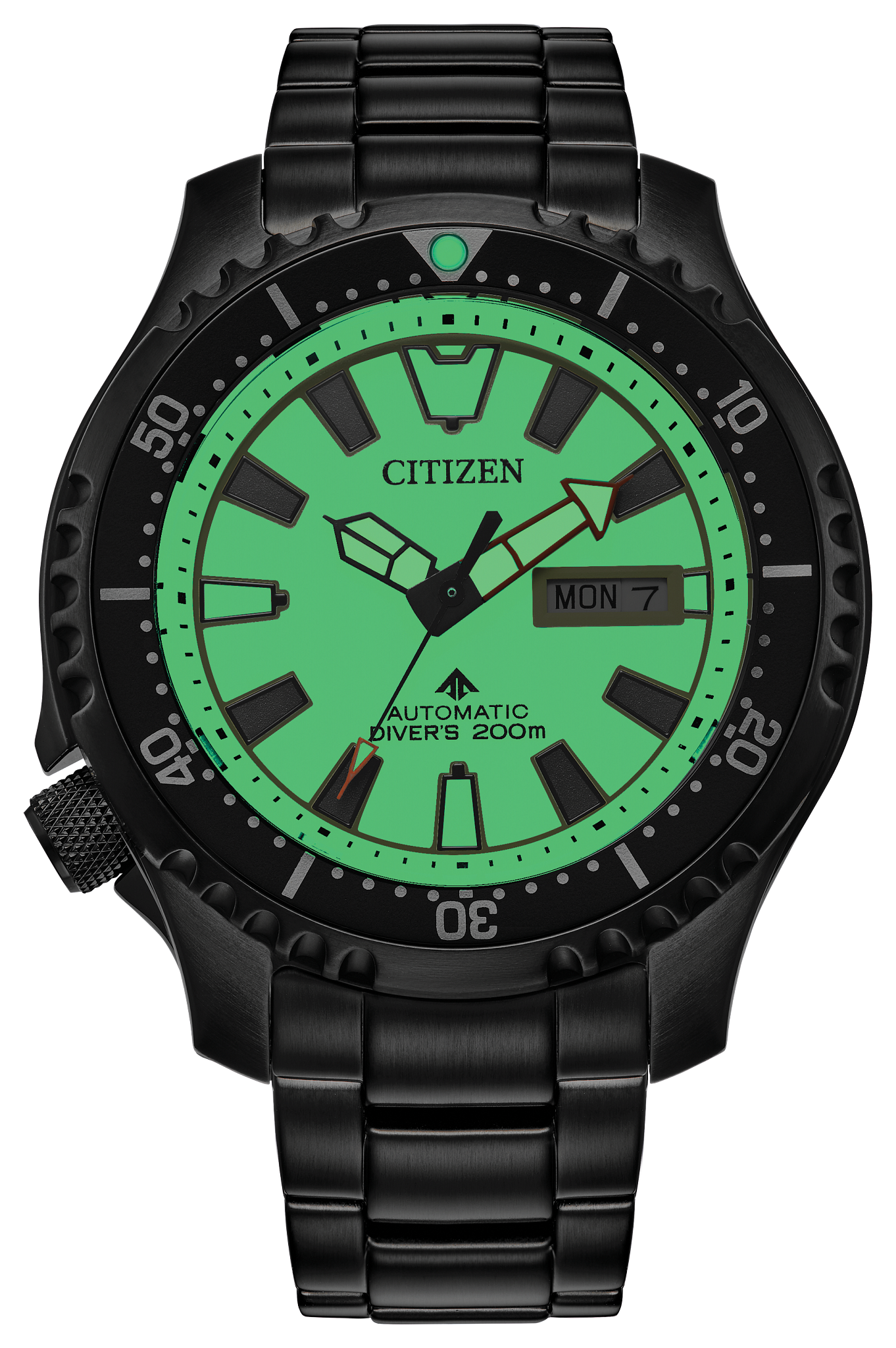 Promaster Dive Automatic Yellow Dial Stainless Steel Bracelet NY0155 ...