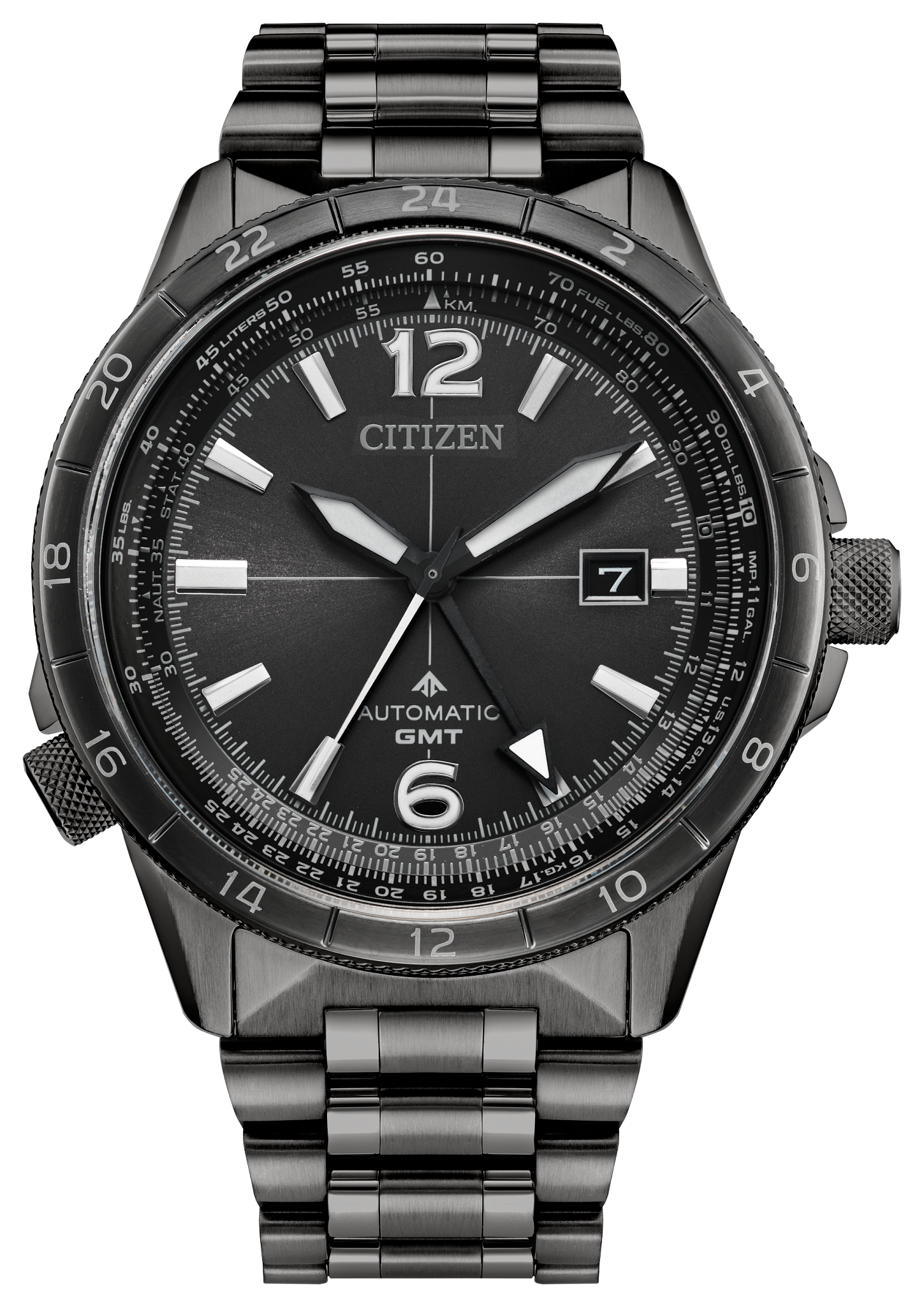 Promaster Air GMT Gray Dial Stainless Steel Bracelet NB6045-51H | CITIZEN