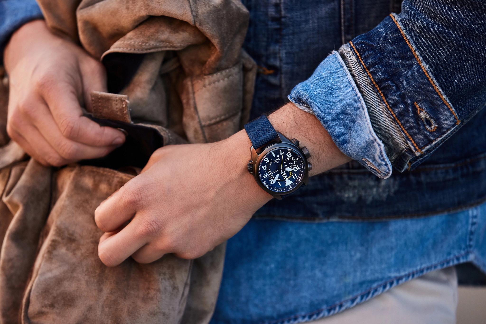 Promaster Altichron Blue Dial Nylon Strap BN4065-07L | CITIZEN