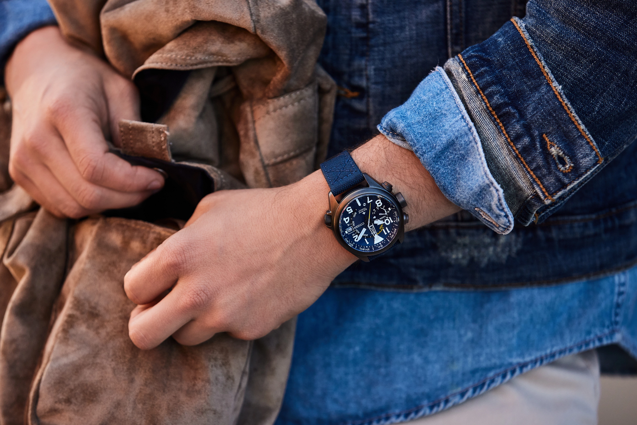 Promaster Altichron Blue Dial Nylon Strap BN4065-07L | CITIZEN