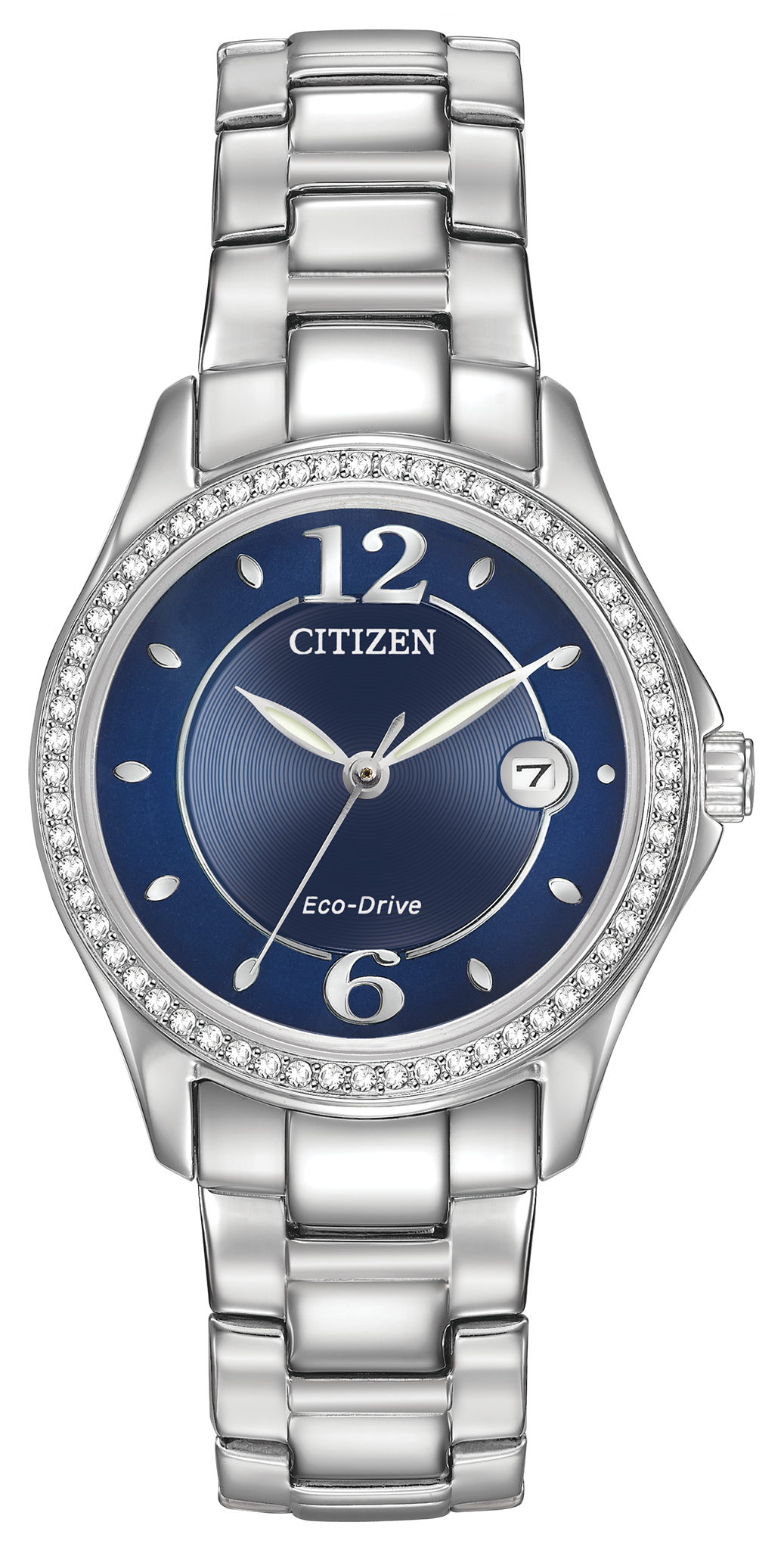 Silhouette Crysal - Ladies Eco-Drive FE1140-86L Blue Watch | CITIZEN