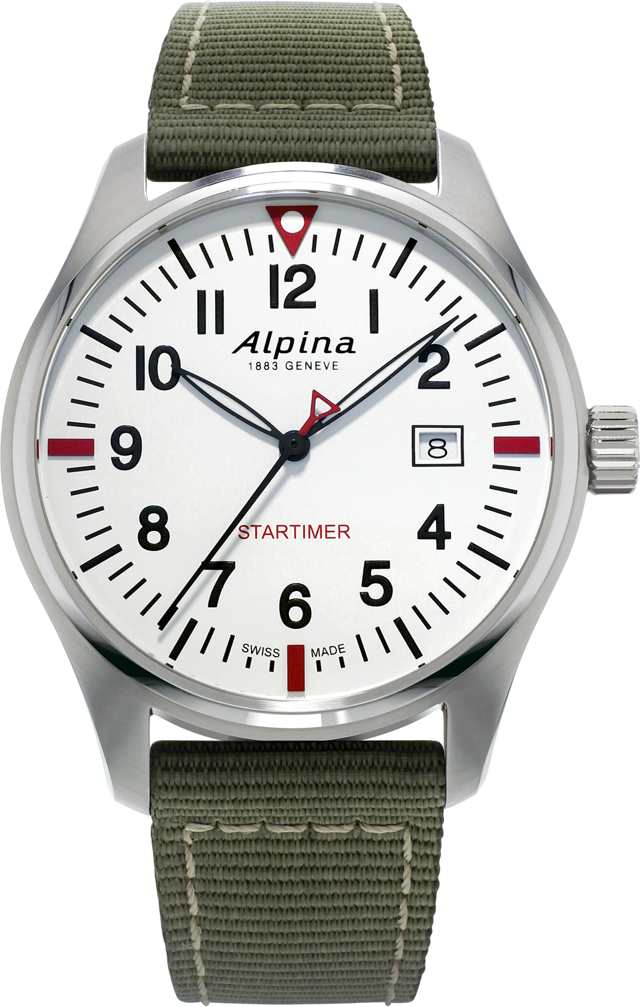 Pilot Quartz Watch AL-240S4S6 | Alpina Watches Canada