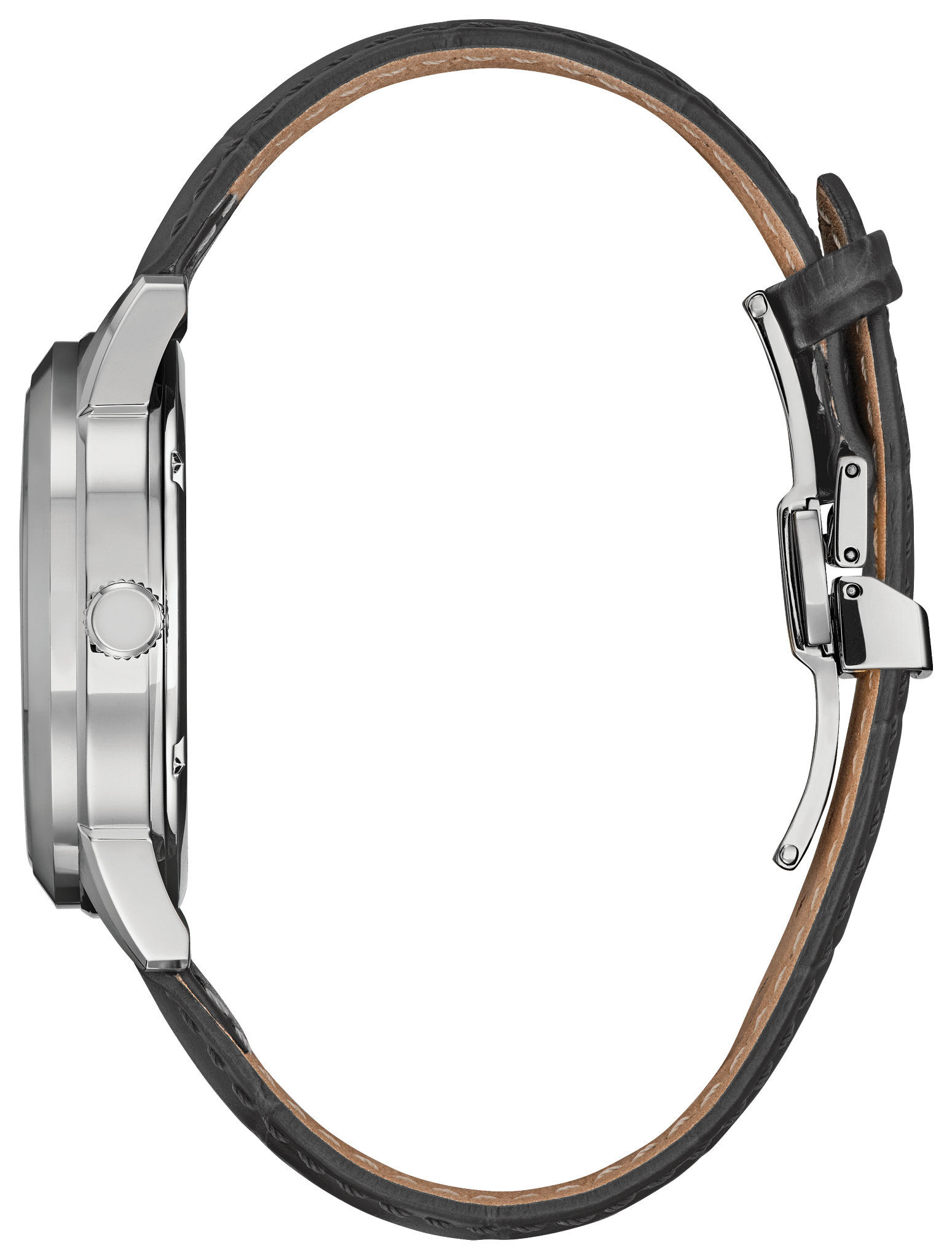 Classic Silver-Tone Dial Leather Strap BU2110-01A | CITIZEN