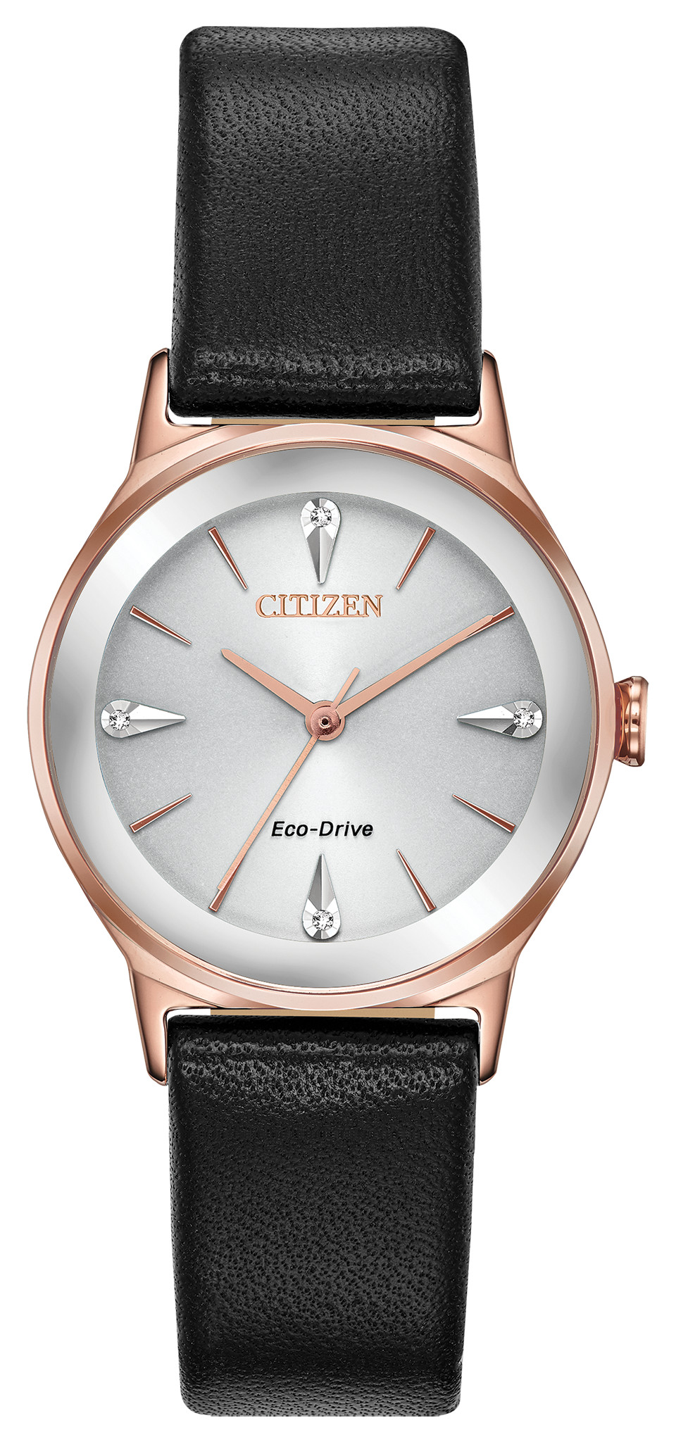 Citizen Axiom Eco-Drive Rose Gold Stainless Steel Watch | CITIZEN