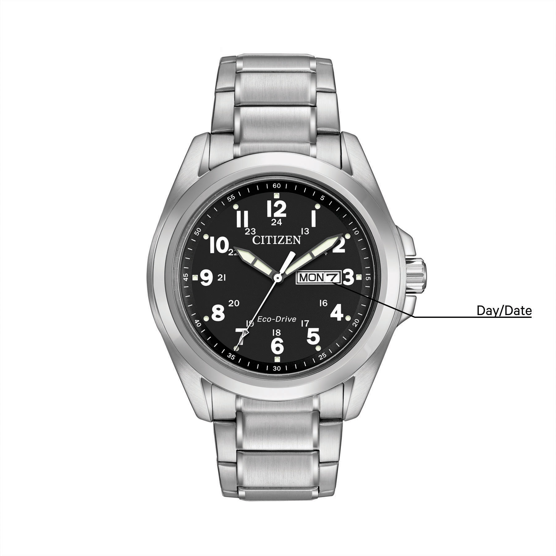 Garrison-Men's Eco-Drive AW0050-82E Steel Sports Watch | CITIZEN