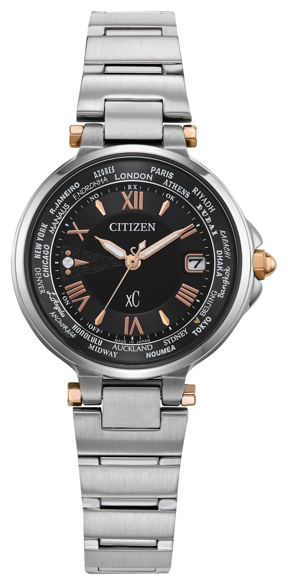 Citizen xC Brown Dial Stainless Steel Bracelet EC1010-90X | CITIZEN