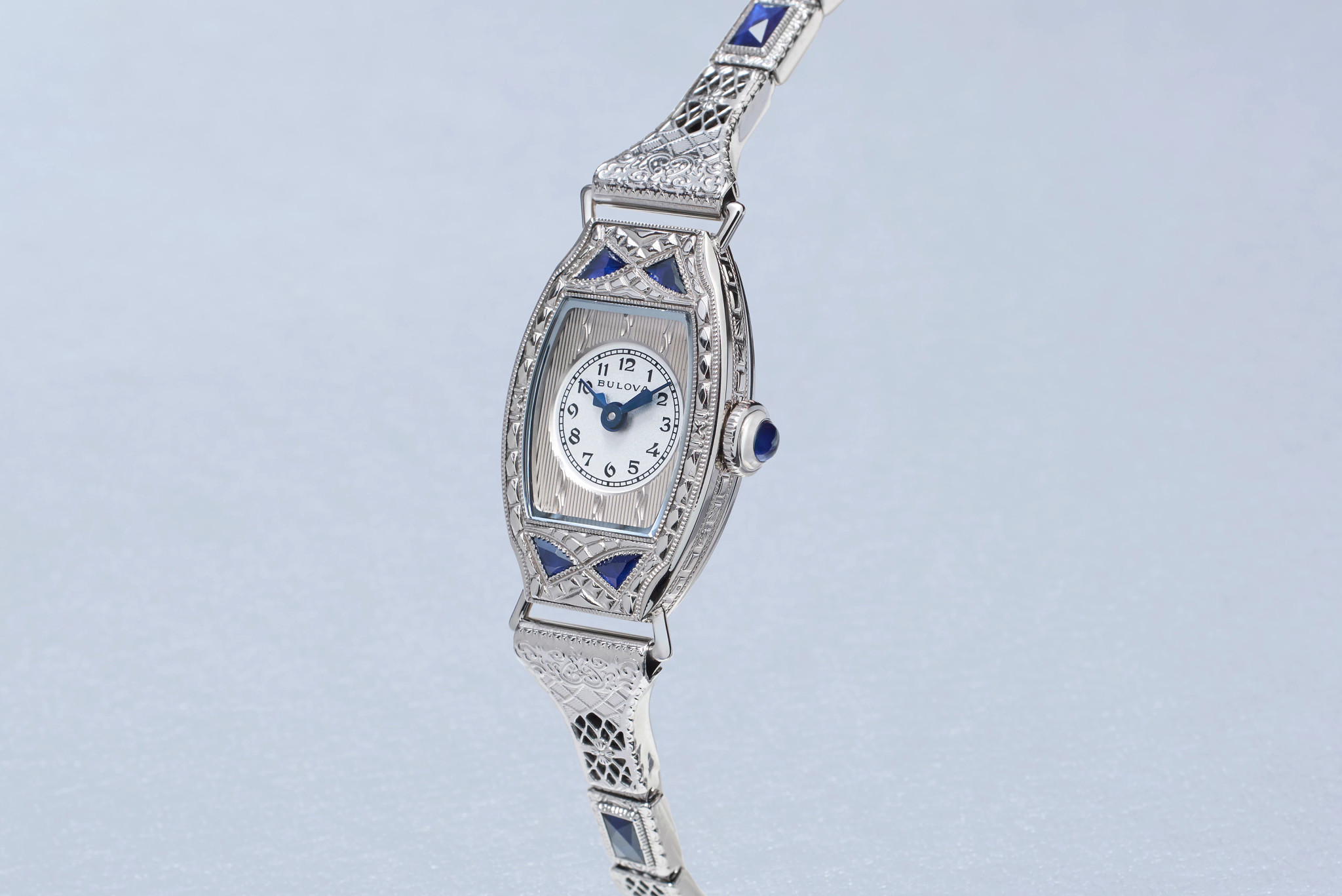 Silver-Tone Dial Stainless Steel Expansion Miss America 96L340 | Bulova