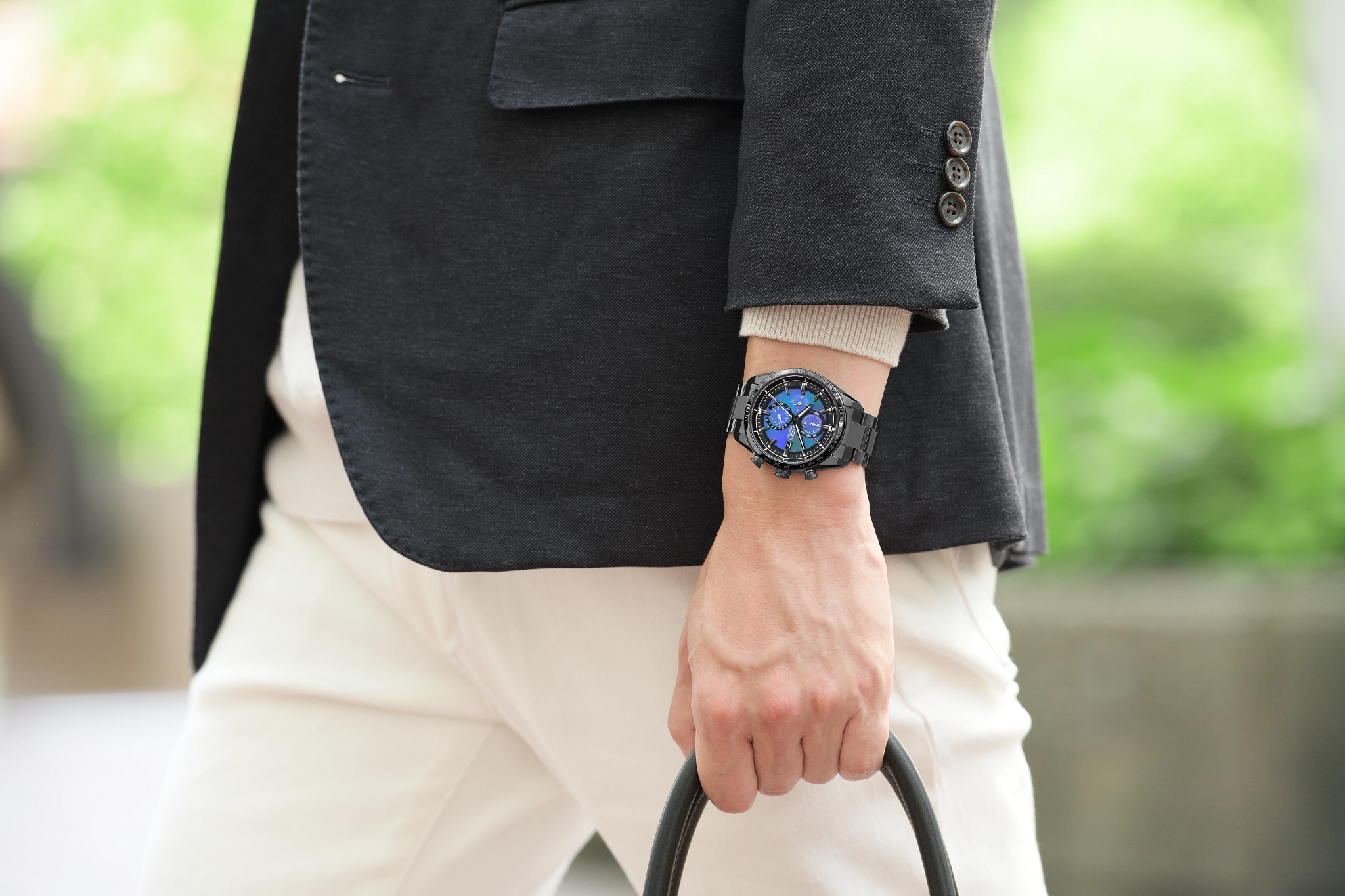 HAKUTO-R Multiple Dial Super Titanium Bracelet AT8285-68Z | CITIZEN