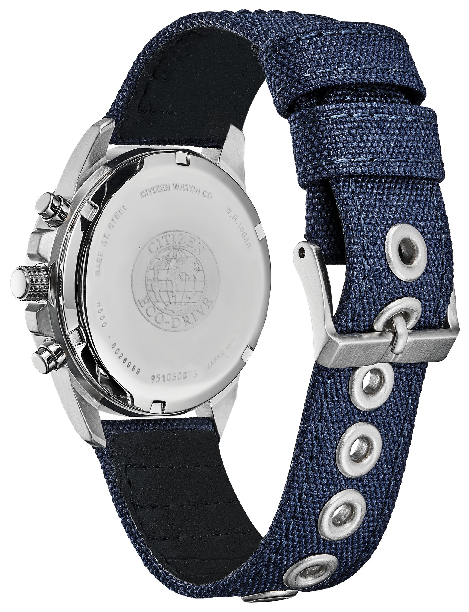 Citizen Military Eco-Drive Blue Dial Stainless Steel Watch | CITIZEN