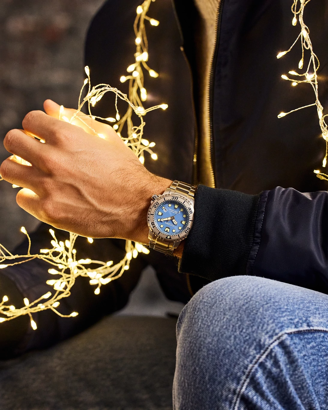 Promaster Dive Light Blue Dial Stainless Steel Bracelet BN0165-55L ...