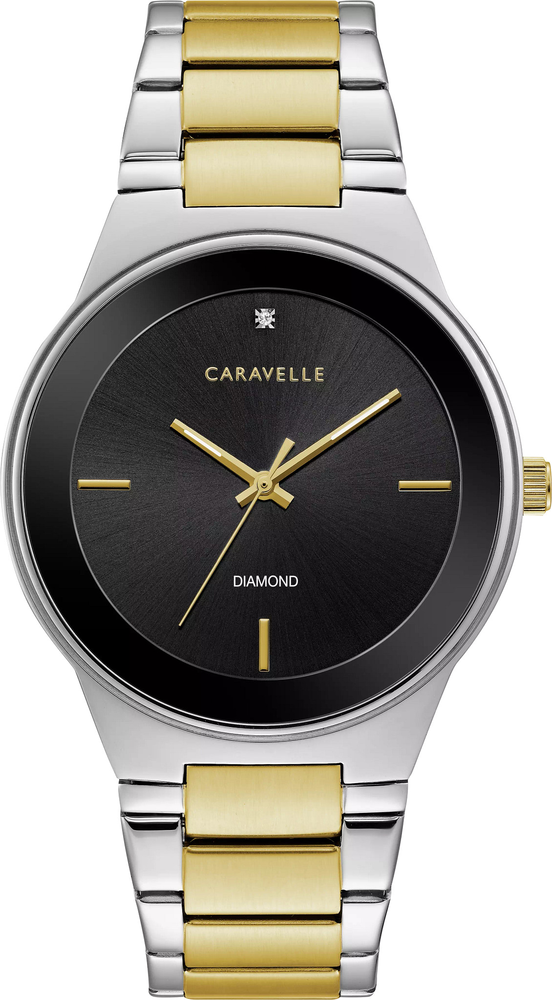 Black Dial Stainless Steel Bracelet Modern 45D107 | Bulova