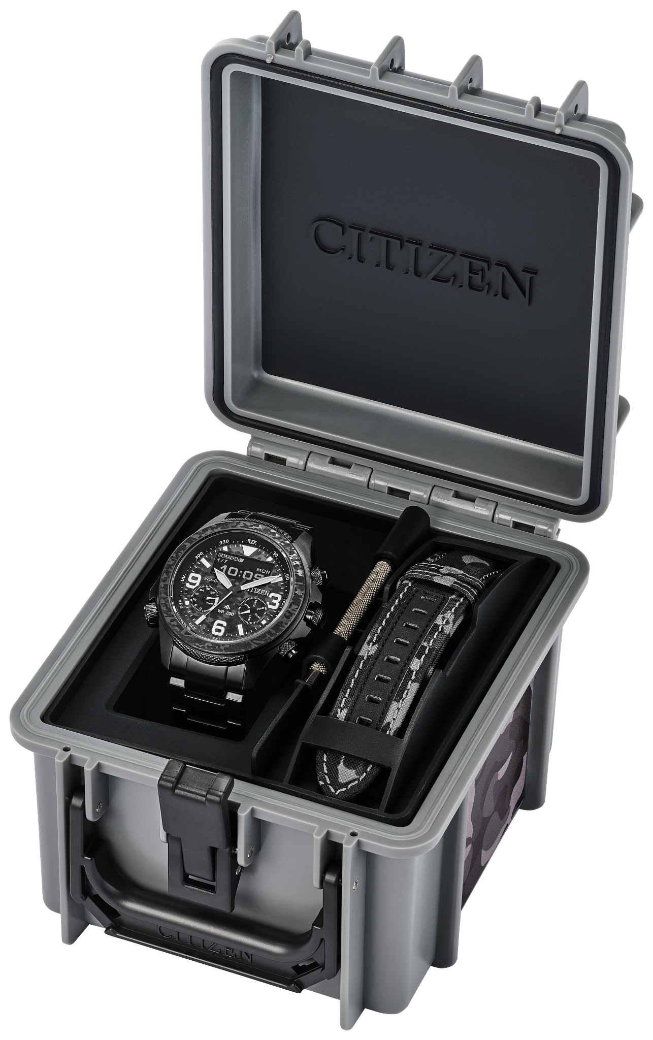 Promaster Land U822 Gray Dial Stainless Steel Bracelet JV1008-63E | CITIZEN