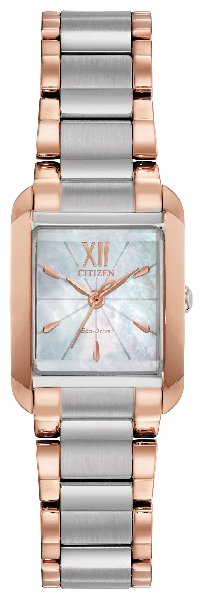 Citizen L Ladies Eco-Drive White Dial Rose Watch | CITIZEN