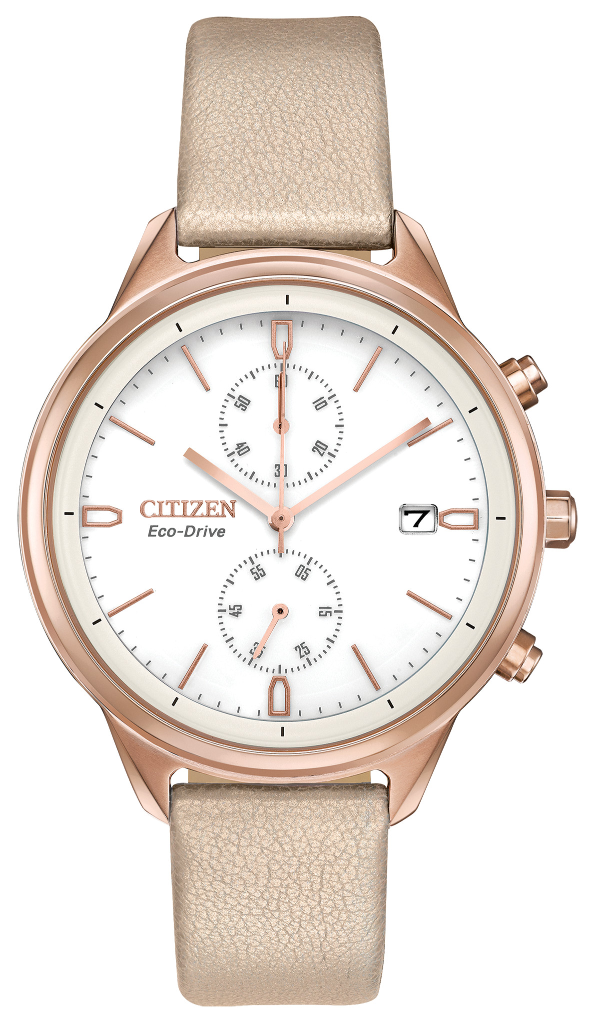 Chandler - Ladies Eco-Drive FB2003-05A Vegan Leather Strap Watch | CITIZEN