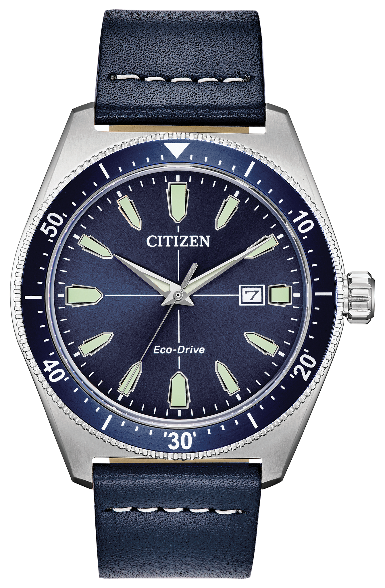 Citizen Vintage Brycen Sport Eco-Drive Blue Dial Watch | CITIZEN