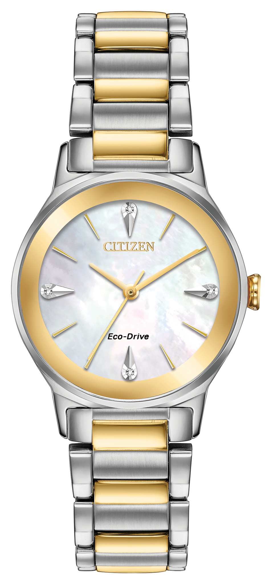 Citizen Axiom Eco-Drive Diamond Stainless Steel Watch | CITIZEN