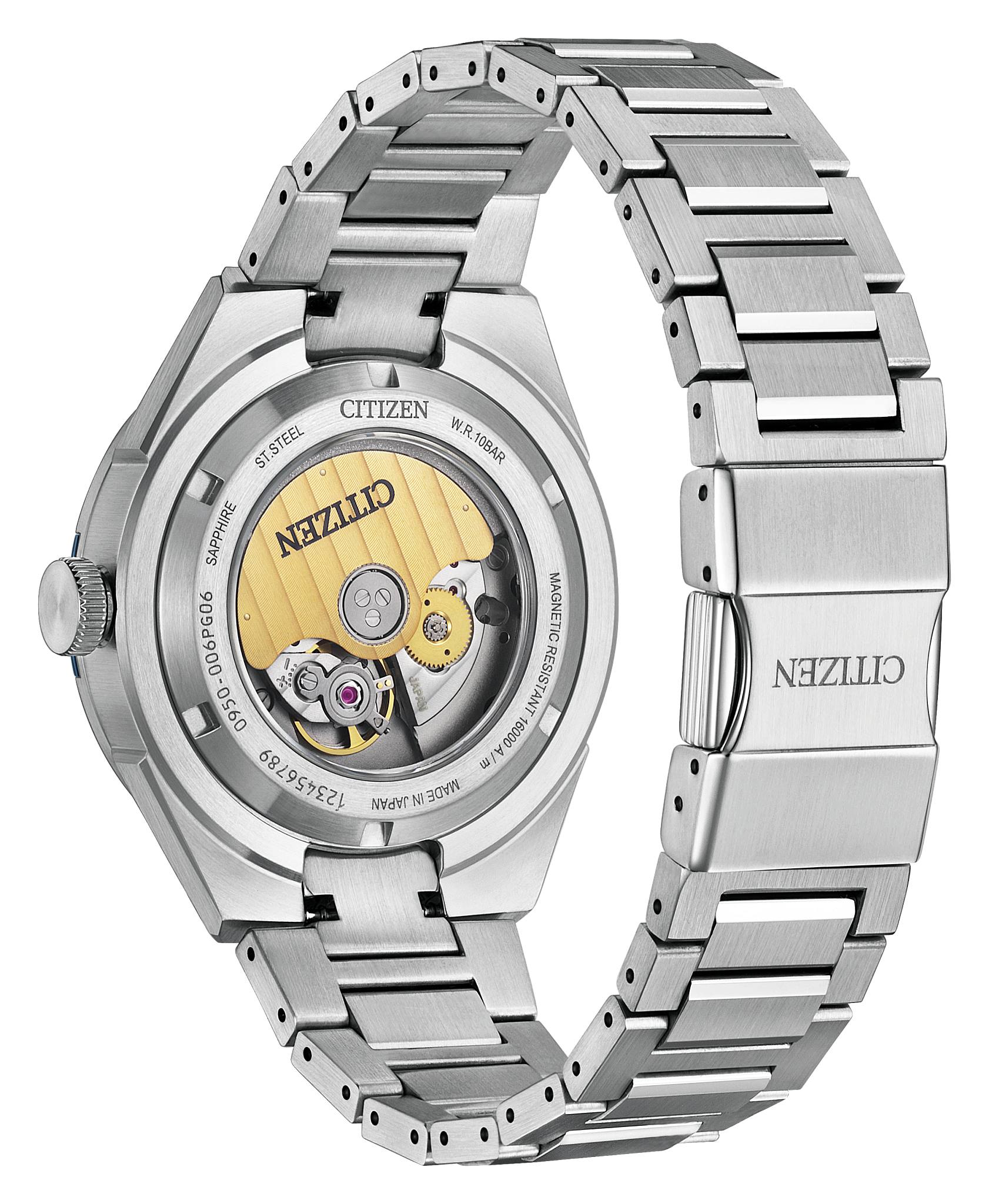 Series8 870 Blue Dial Stainless Steel Bracelet NA1037-53L | CITIZEN