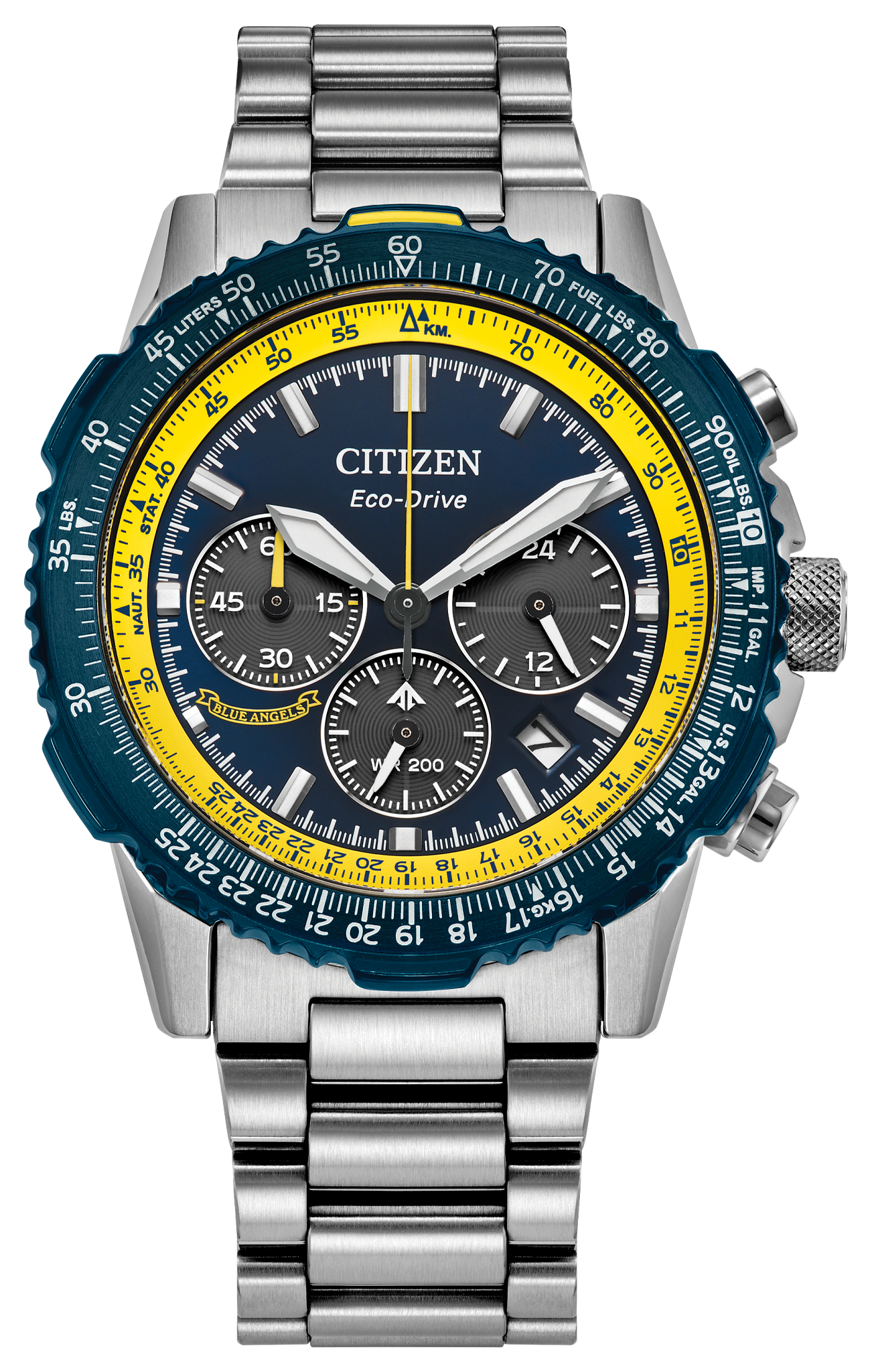Promaster Navihawk Blue Dial Stainless Steel Bracelet CA4667-53L | CITIZEN
