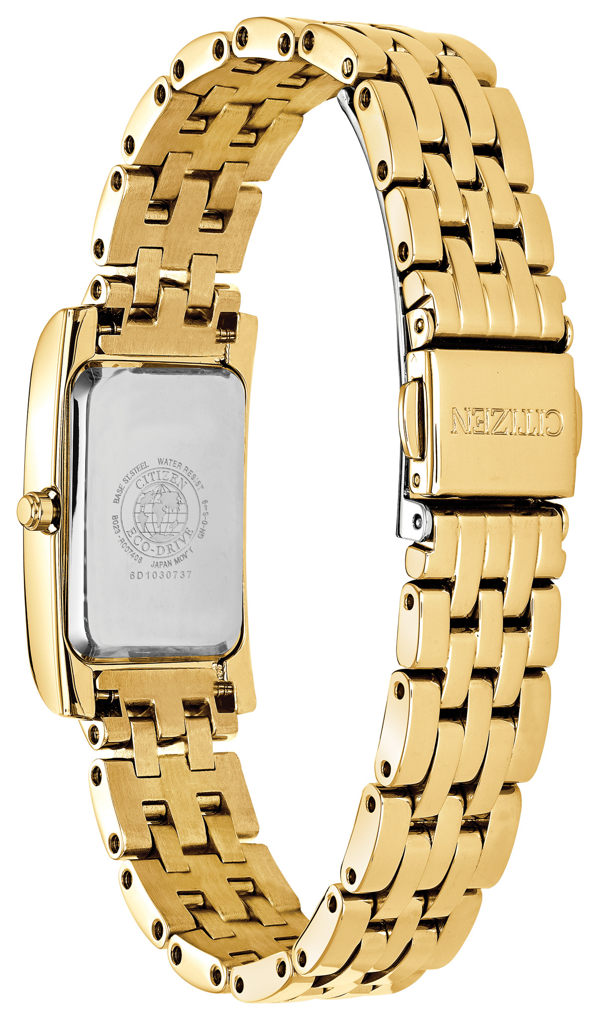 Silhouette Crystal - Ladies Eco-Drive ® Crystal Gold Watch | CITIZEN
