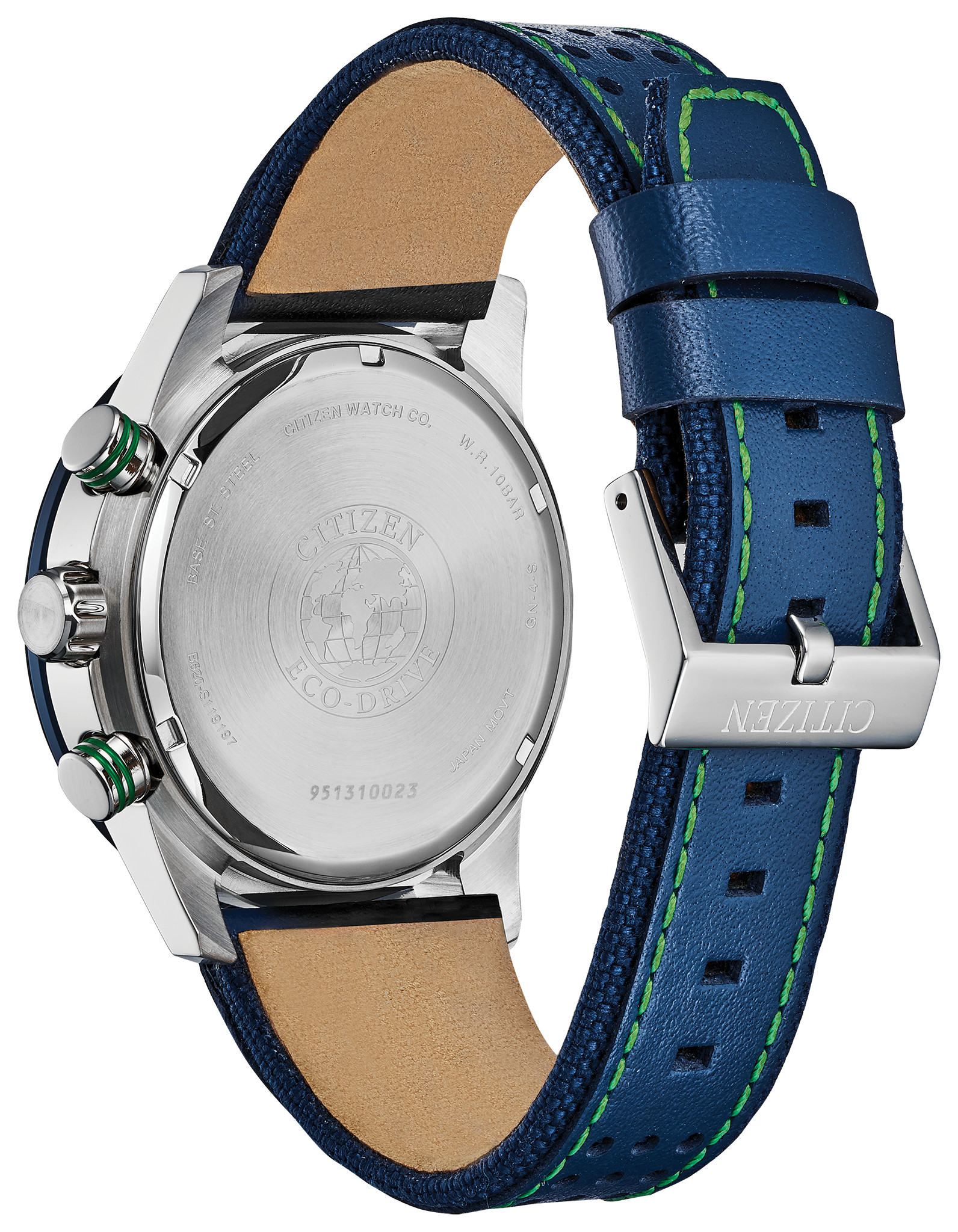 Citizen Primo Chronograph Eco-Drive Blue Ion Plated Watch | CITIZEN