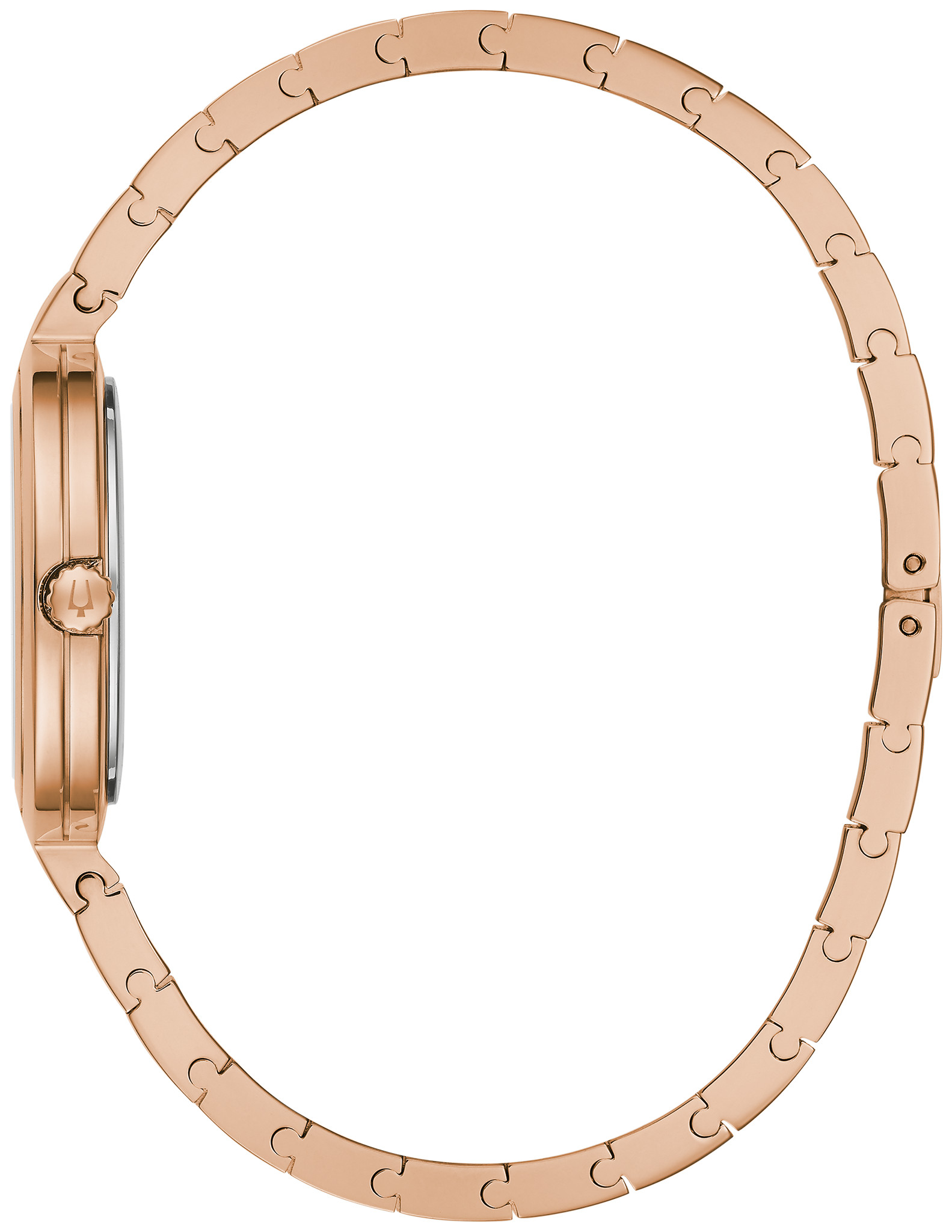 Bulova Rhapsody Women's White Dial Rose Gold Diamond Watch | Bulova