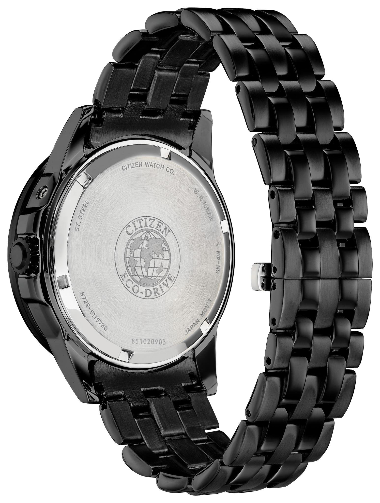 Citizen Calendrier Moonphase Men's Eco-Drive Black Watch | CITIZEN